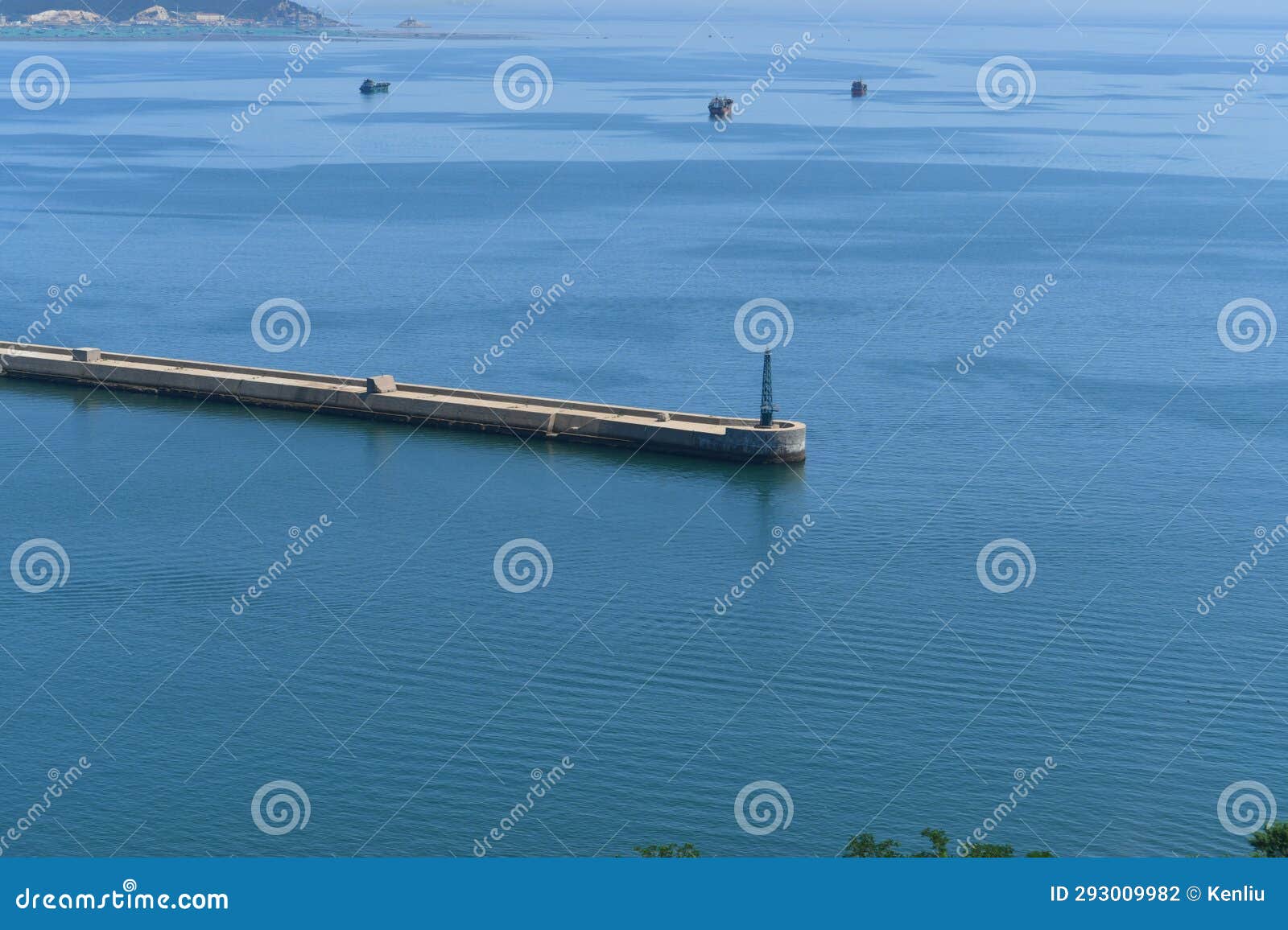 Embankment on the coast stock photo. Image of landscape - 293009982