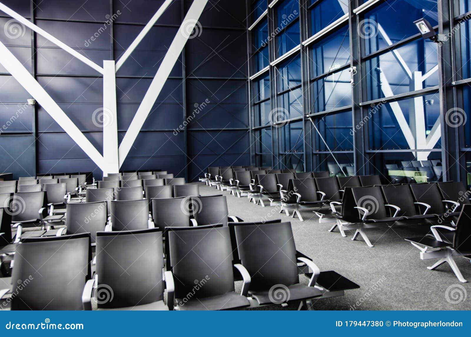 Photo of Empty Boarding Gate in Airport Stock Photo - Image of domestic ...