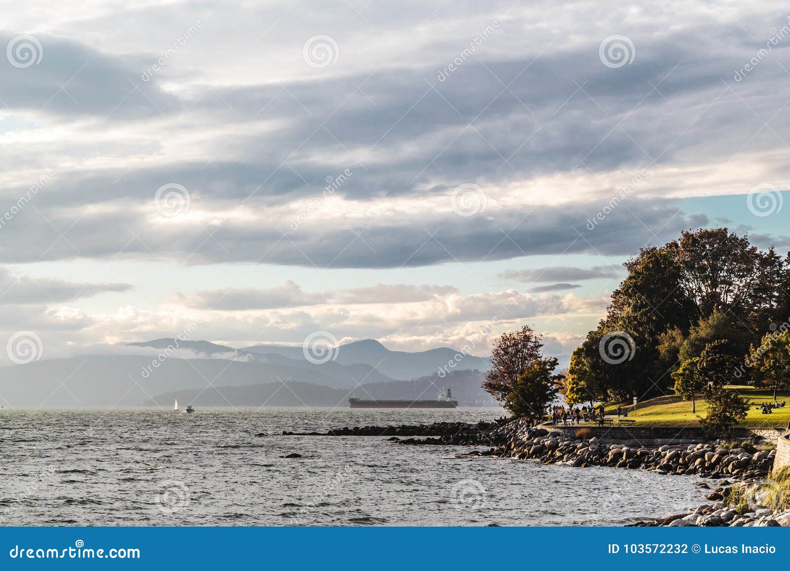 English Bay in Vancouver, BC, Canada Stock Photo - Image of summer ...