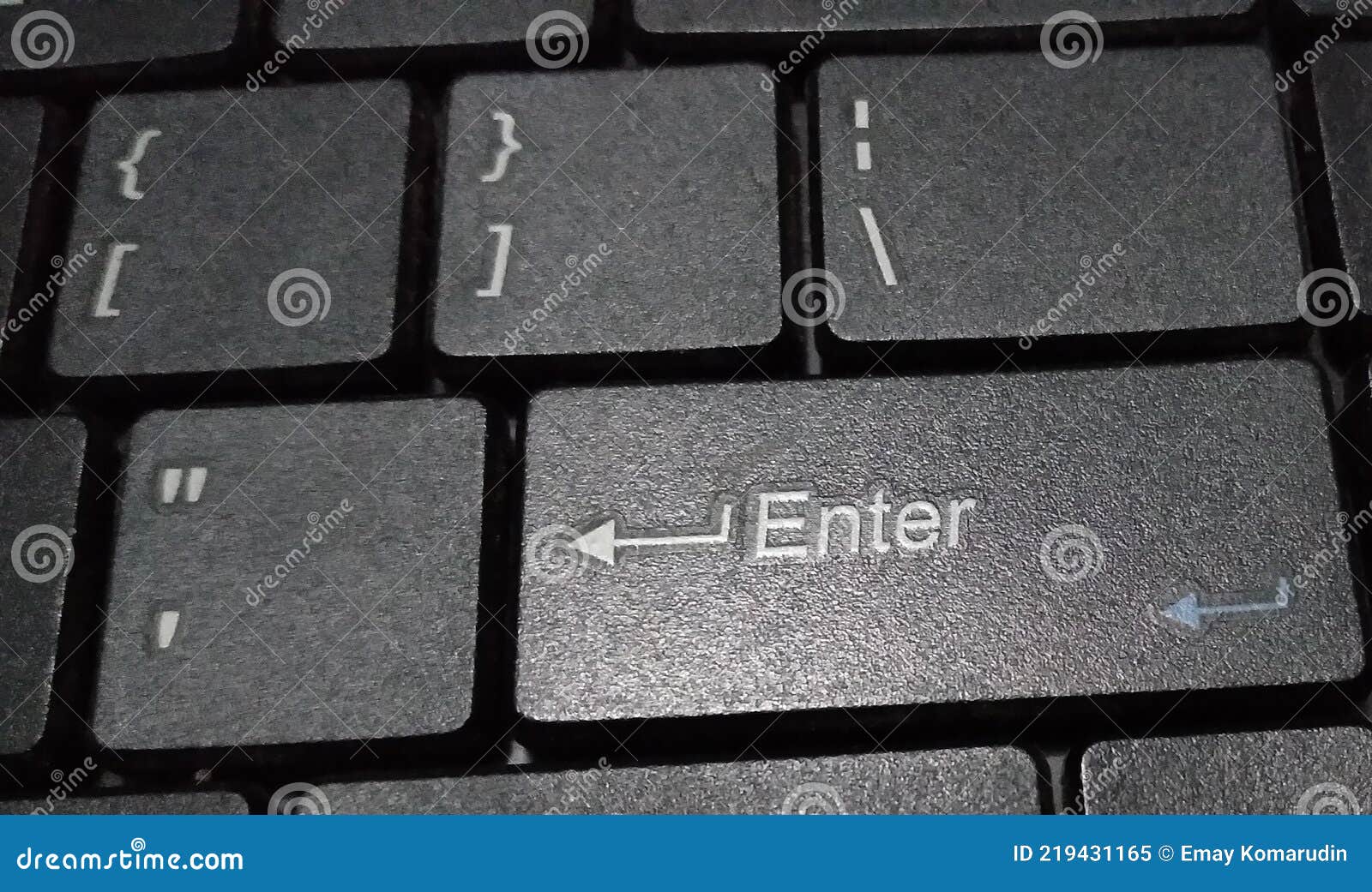 Photo Enter Button on the PC Stock Image - Image of enter, technology ...