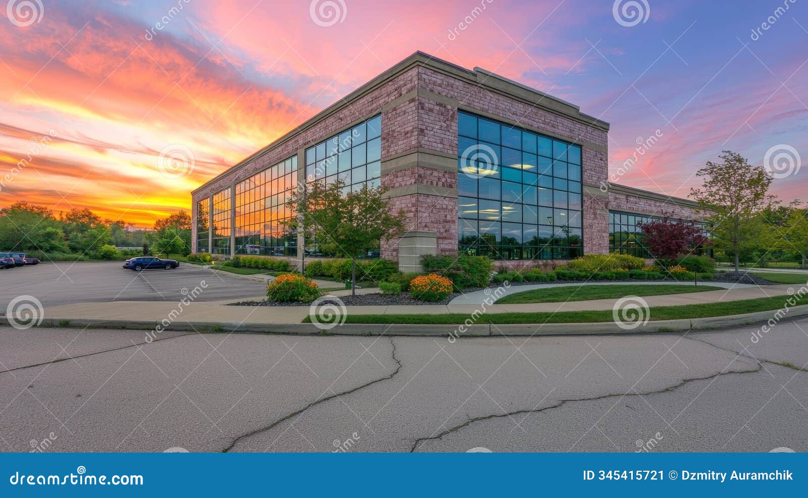 Photo of an Exterior Architecture of a Modern Data Center Building ...