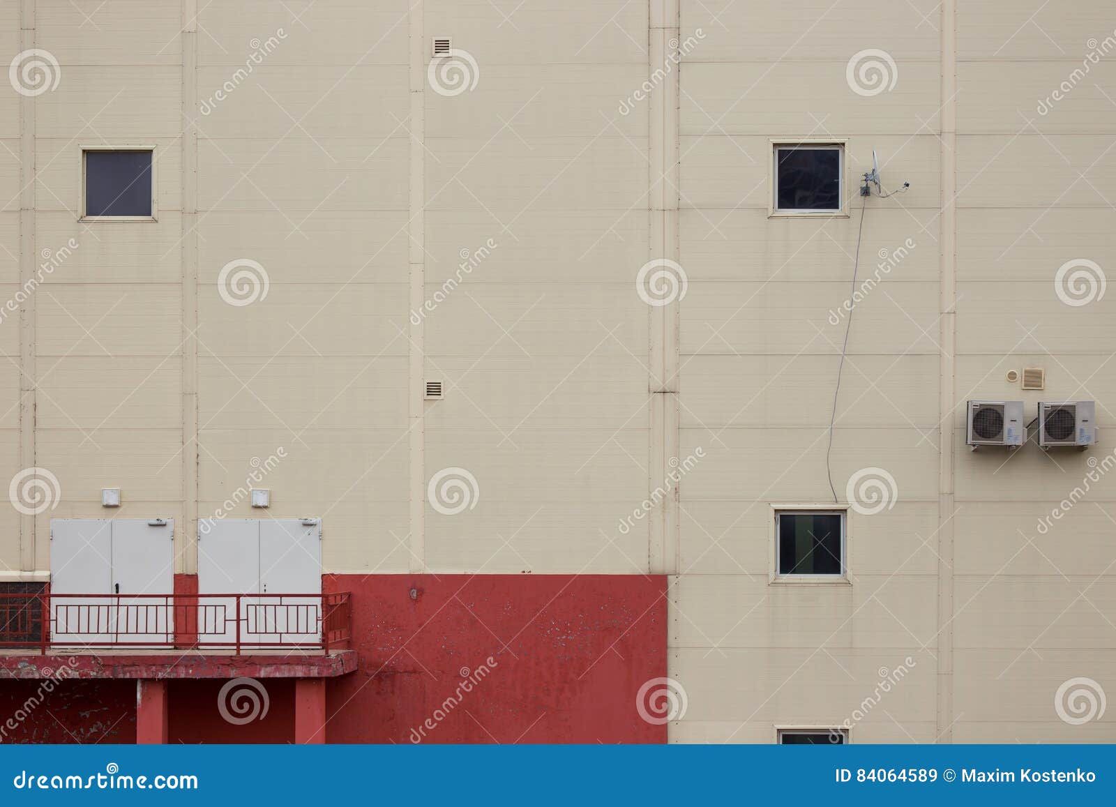 Photo of Factory or Warehouse Building Wall Stock Image - Image of ...