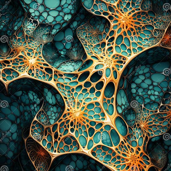 Biomimicry-inspired 3d Fractal Art with Lace Patterns and Contrasting ...