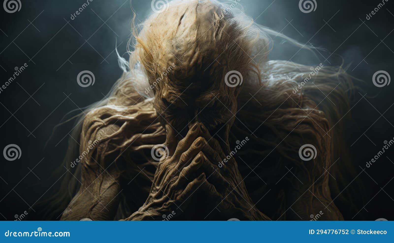 Capturing Raw Emotions: a Vray Tracing Portrait of a Long-haired ...