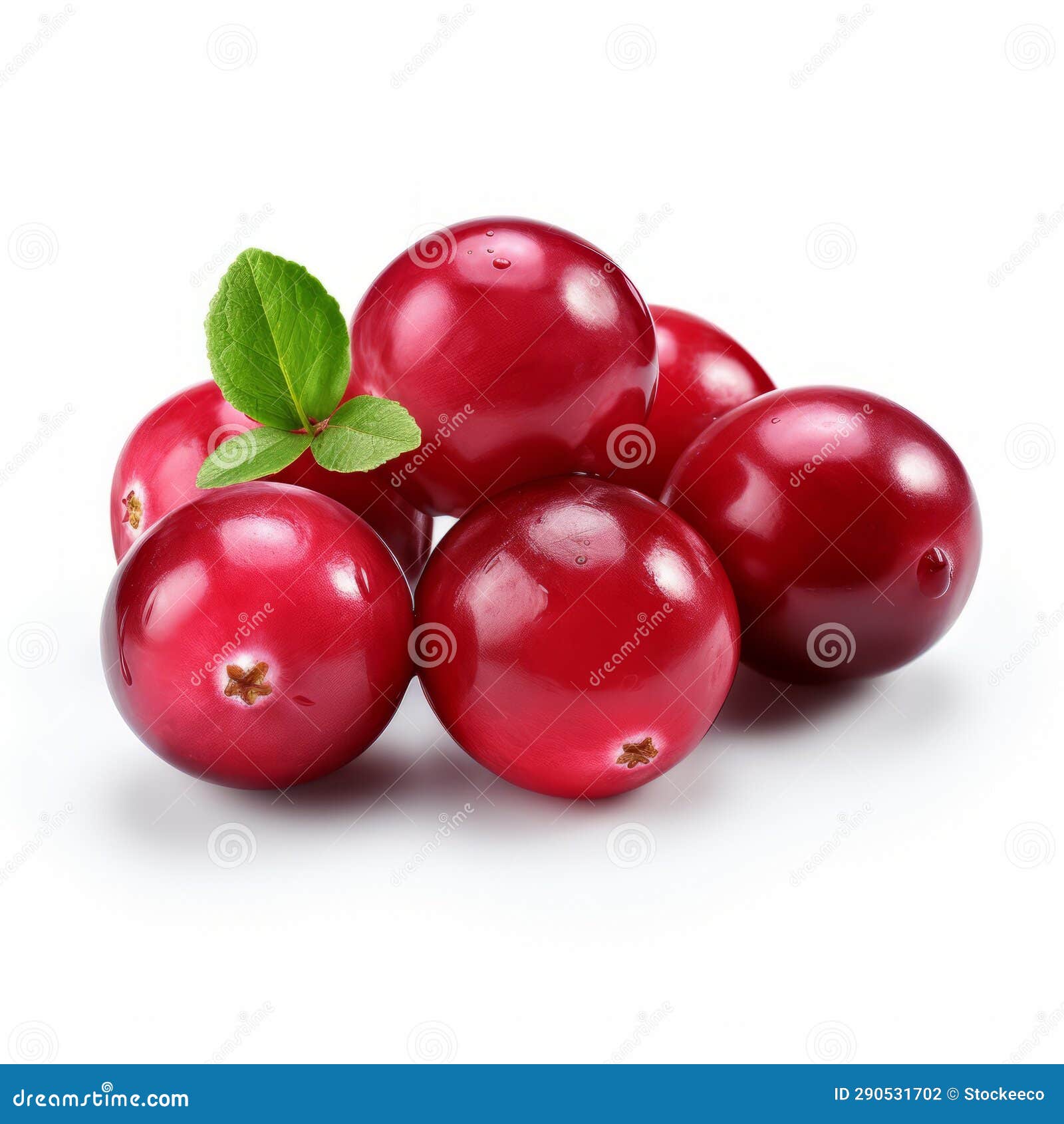 Fresh Cranberries: Vibrant, Photorealistic Still Life with Bold Colors ...