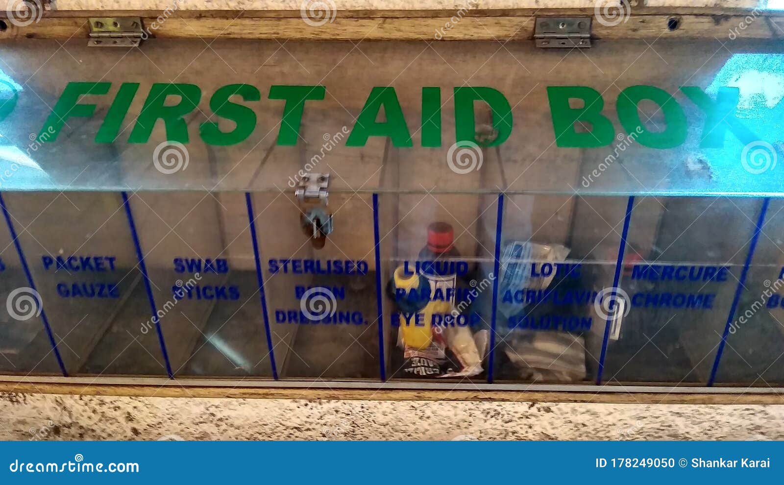 Photo of First Aid Box in Hospital Stock Photo - Image of village ...