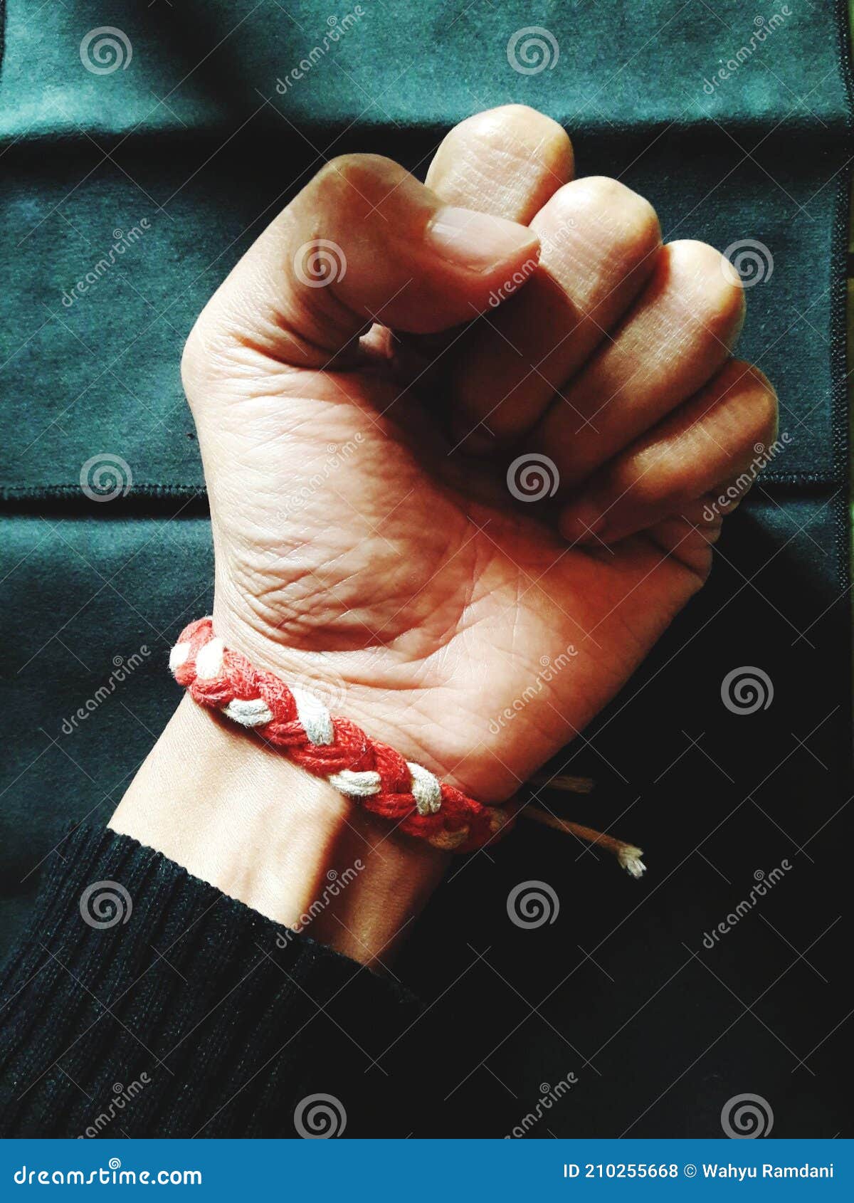 Photo of Fist on Black Background Stock Photo - Image of black, tattoo ...