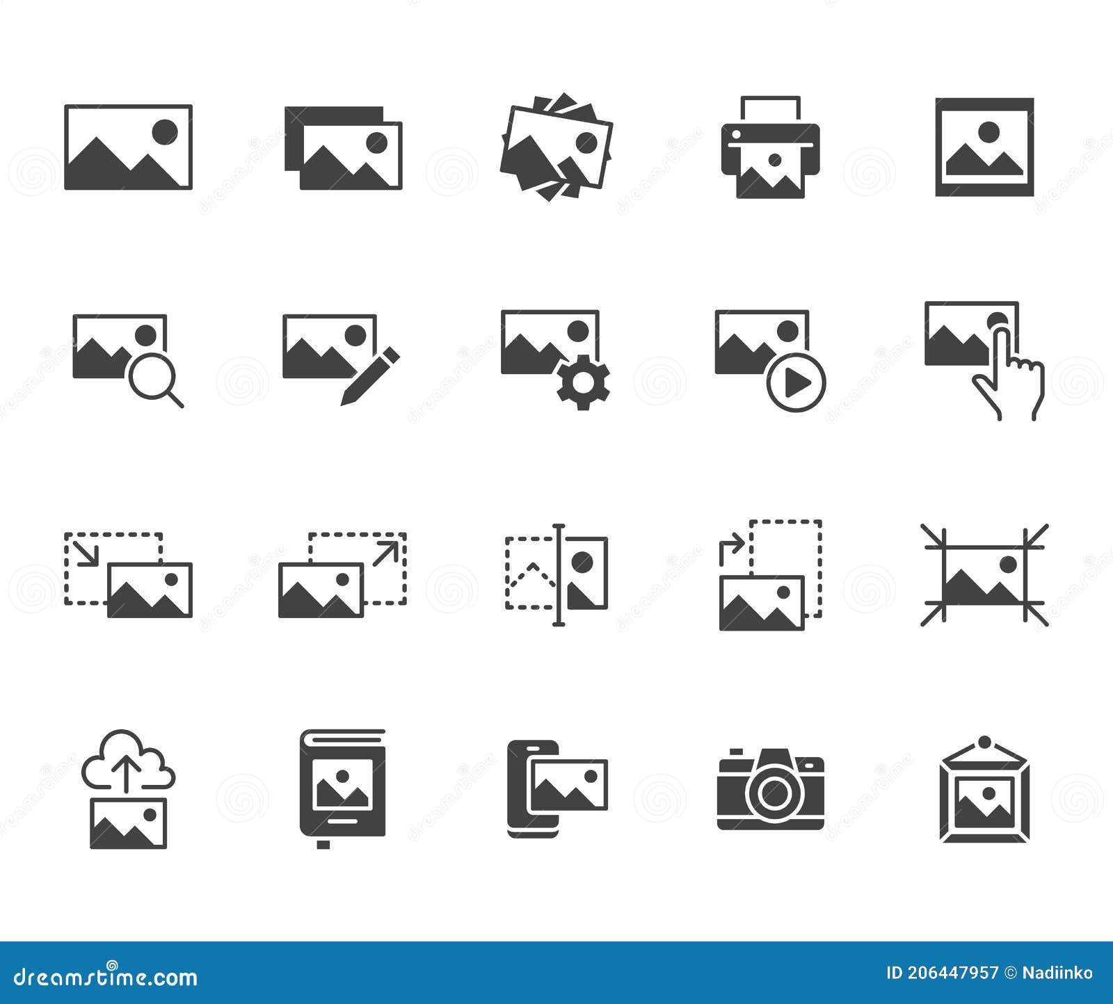 Image Gallery Icon Vector Stock Illustrations – 31,454 Image Gallery ...