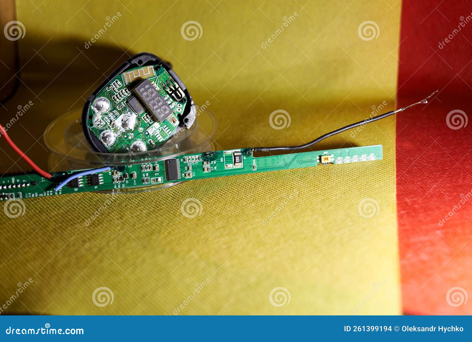 Photo of FM Modulator and Laptop Battery Chip Stock Photo - Image of ...