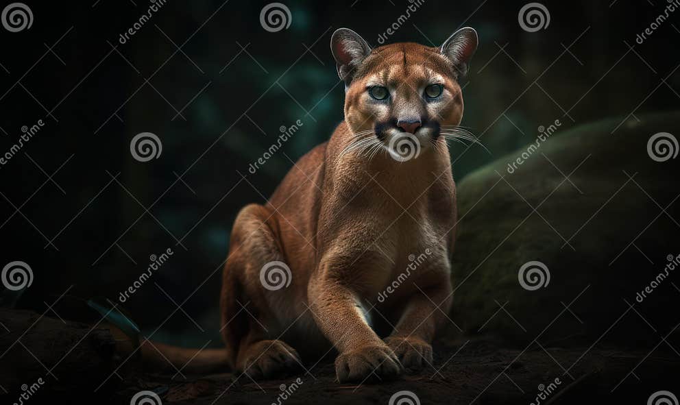 Photo of Fossa Cryptoprocta Ferox in Its Natural Habitat. Generative AI ... Photo of Fossa Cryptoprocta Ferox in Its Natural Habitat. Generative AI ...