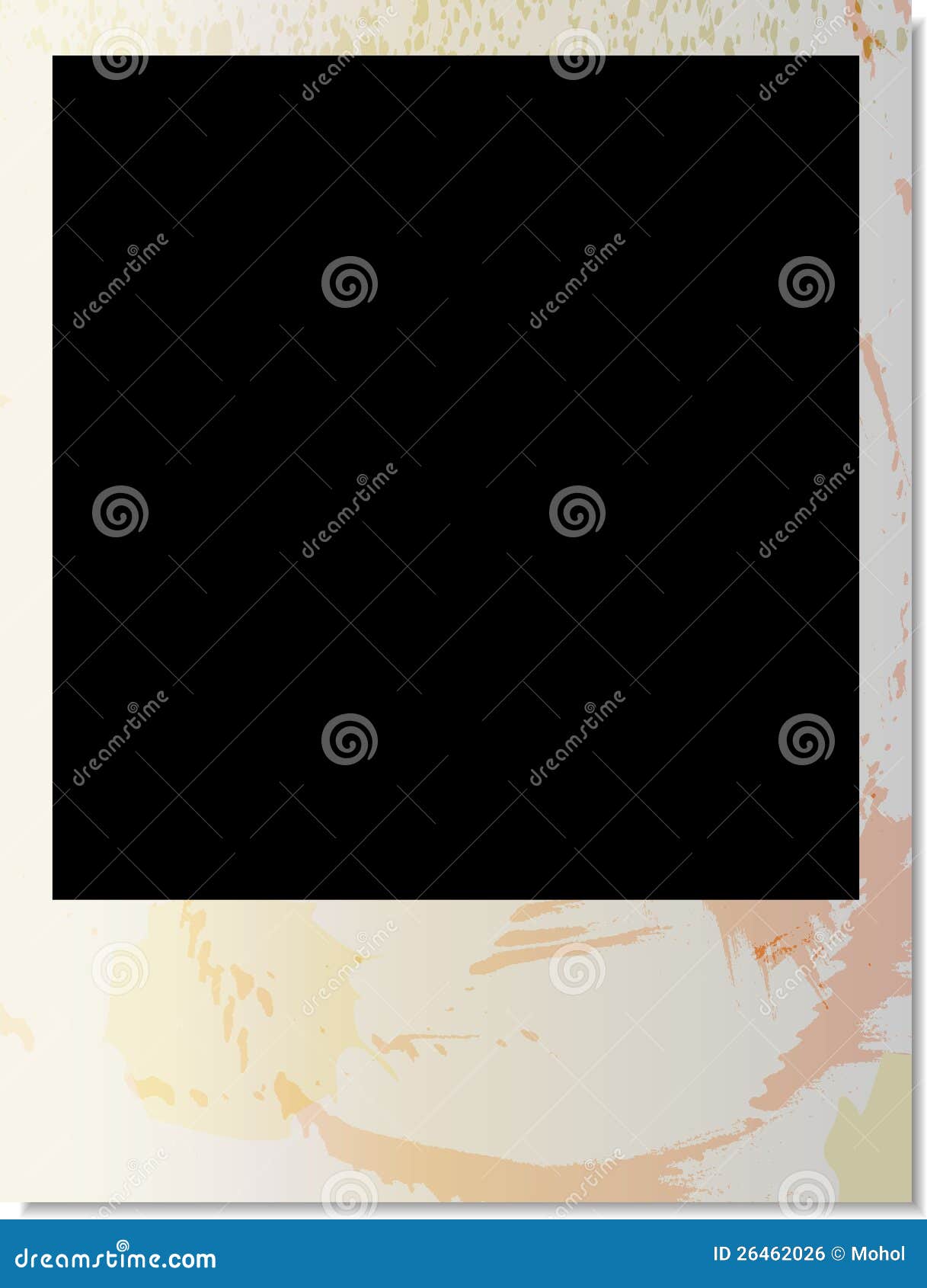Photo frame stock vector. Illustration of reminder, grungy - 26462026