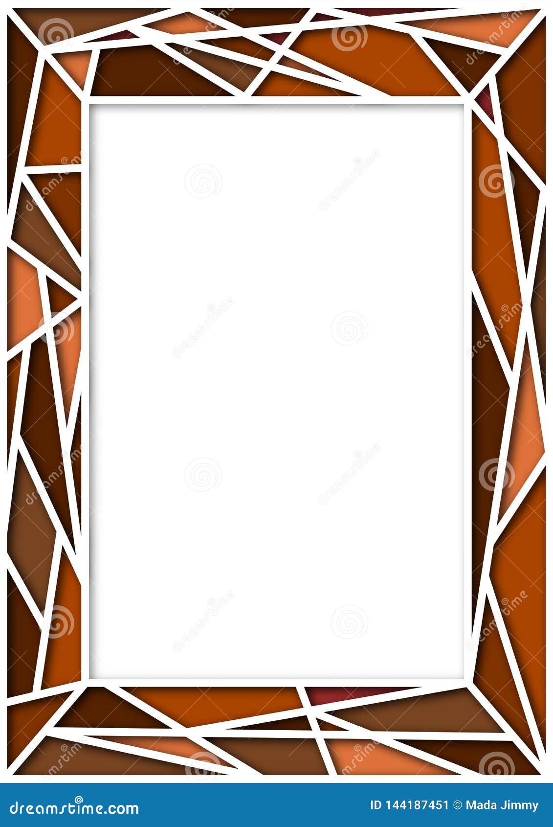 Photo Frame Abstract Random Brown Color Stock Image - Illustration of ...