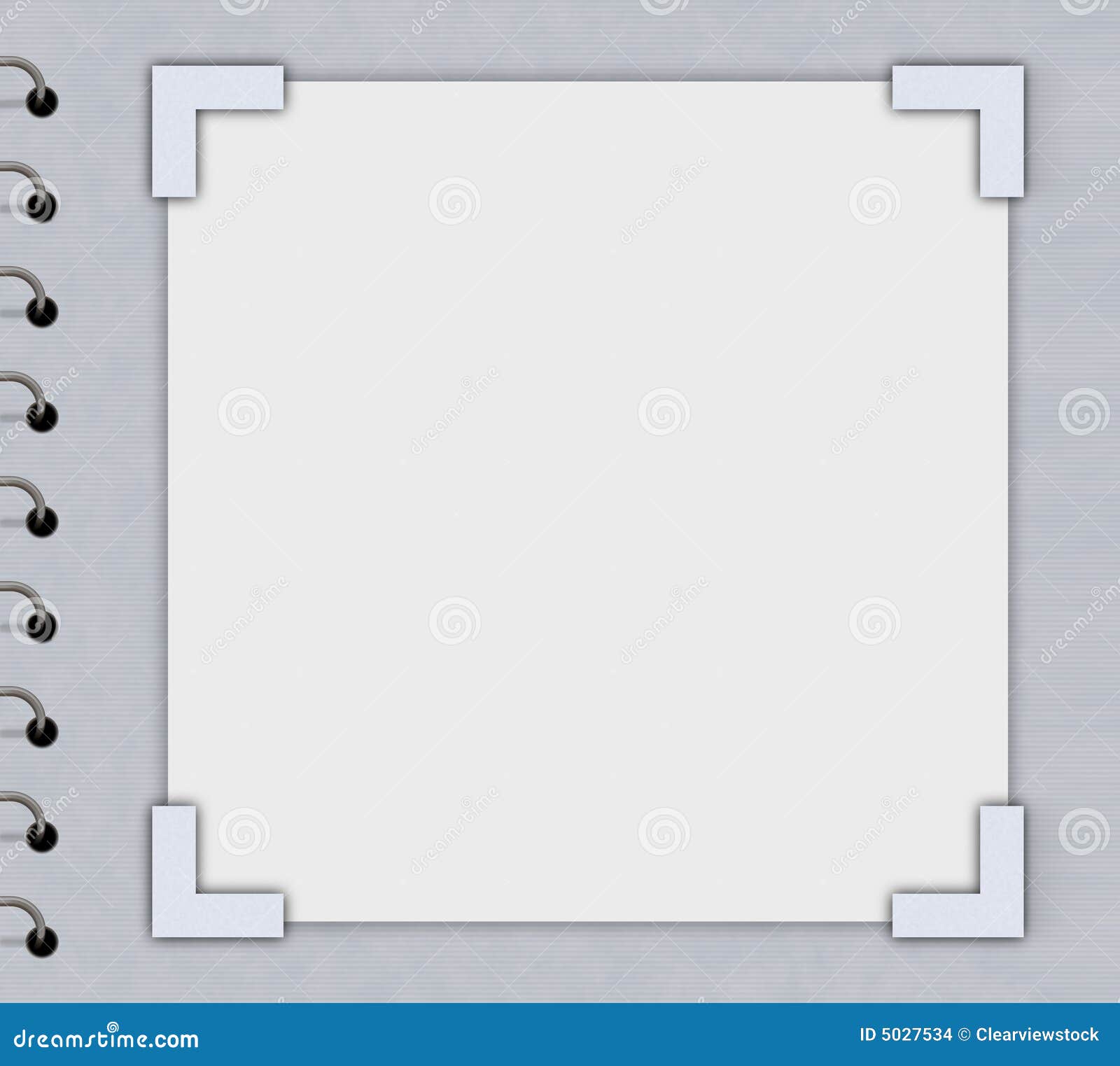 Photo frame album page stock illustration. Illustration of scrapbook ...