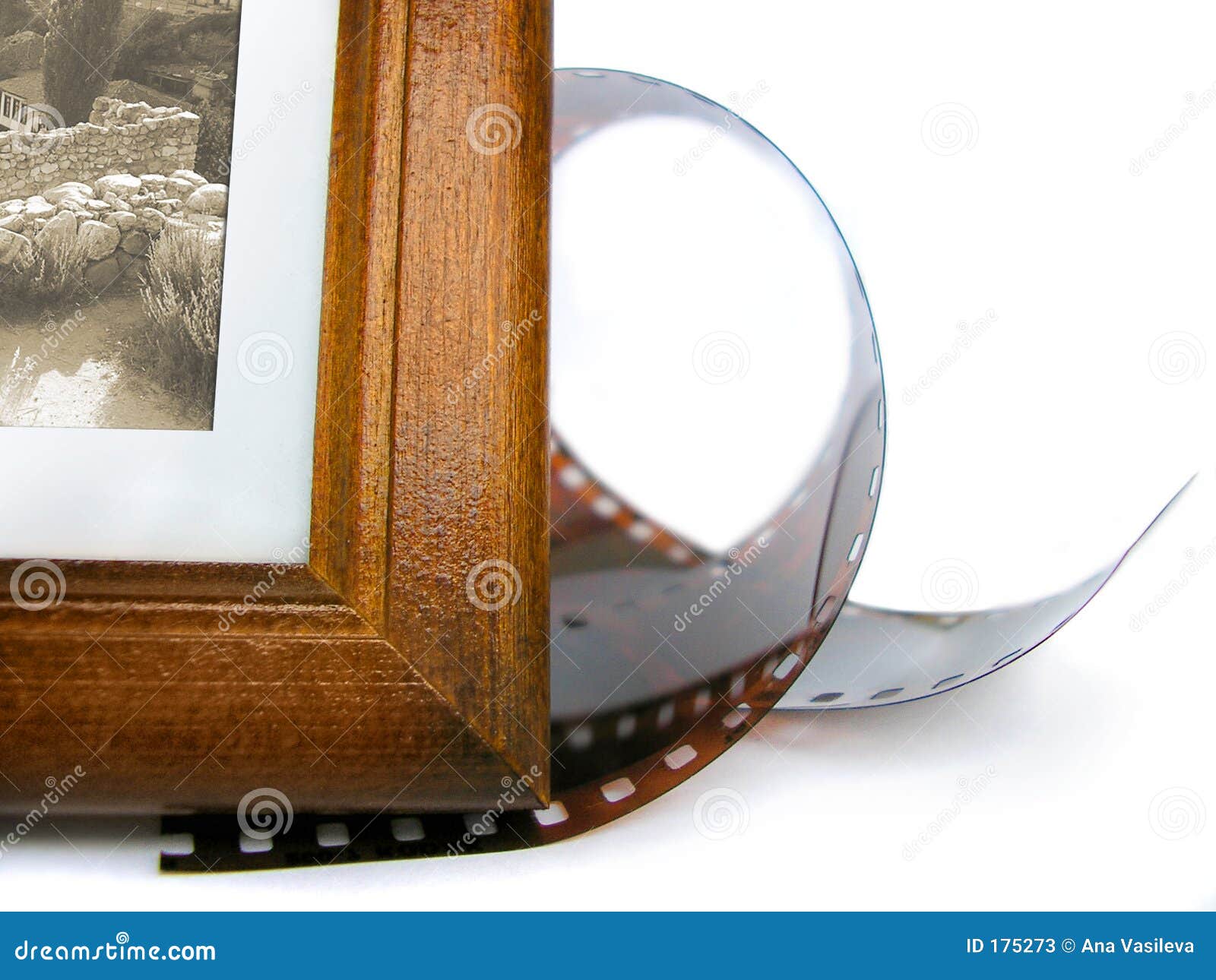 Photo Frame Corner and Photo Tape Stock Image - Image of recollection ...