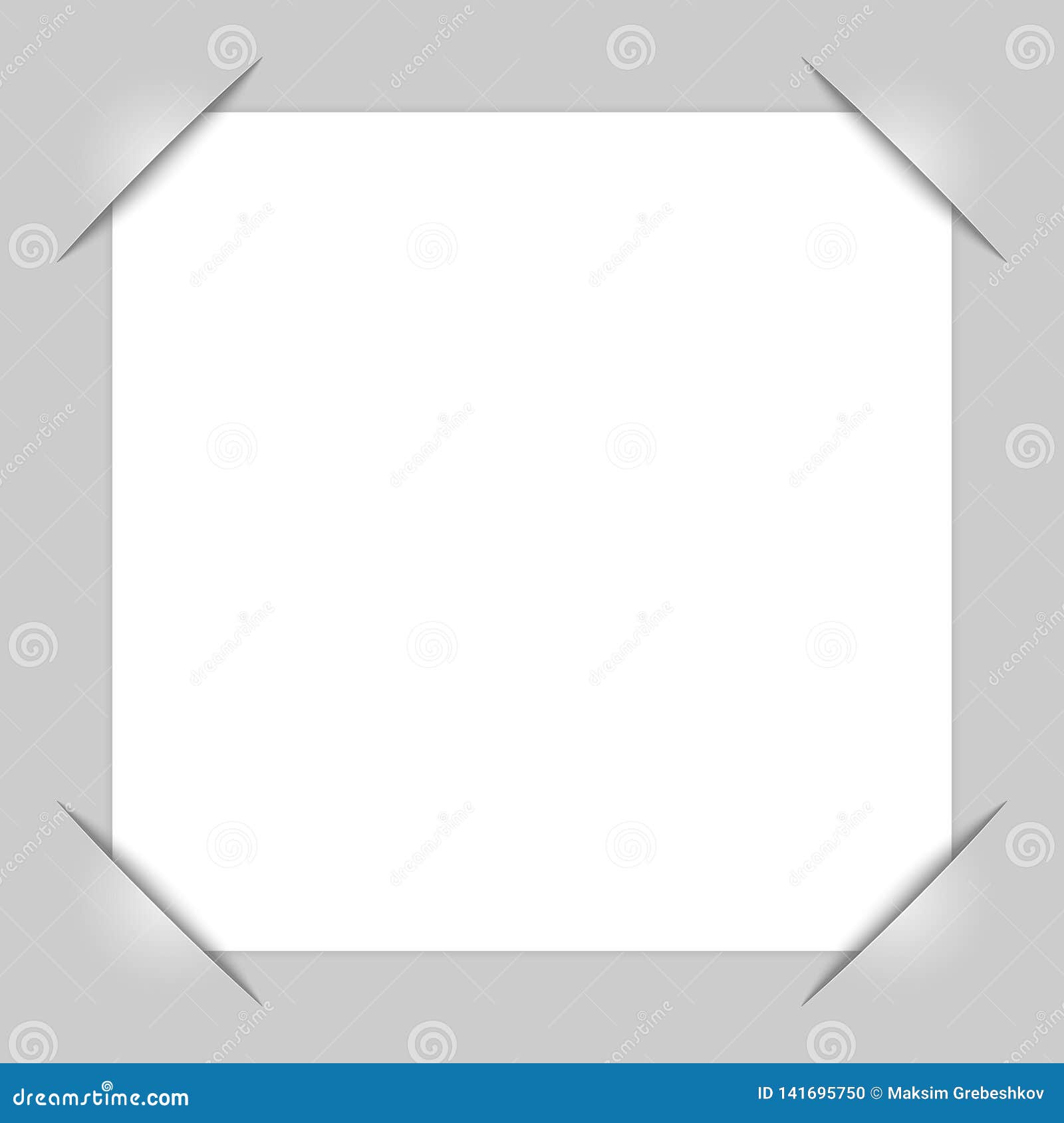 Photo frame corners stock illustration. Illustration of album - 141695750