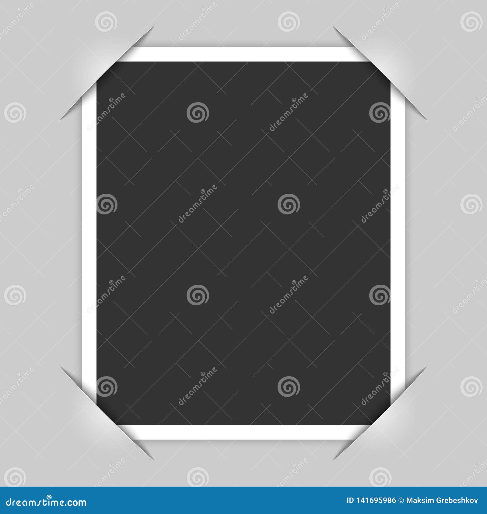 Photo frame corners stock illustration. Illustration of cover - 141695986