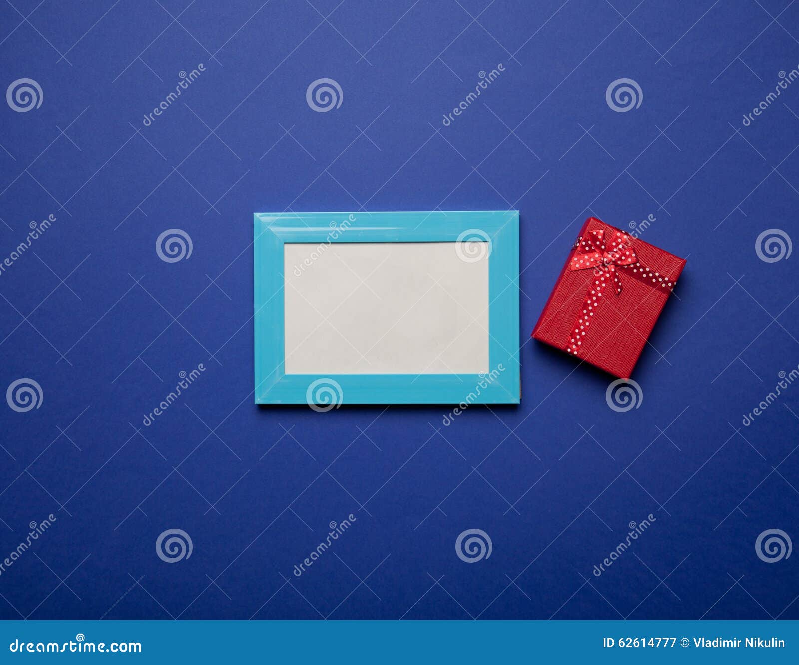 Photo frame and gift box stock image. Image of colored - 62614777