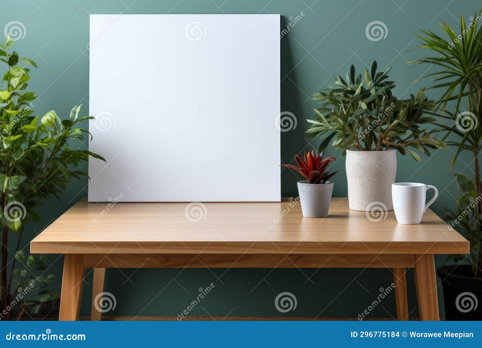 Photo Frame Interior Design Background. Generative AI Stock Photo ...
