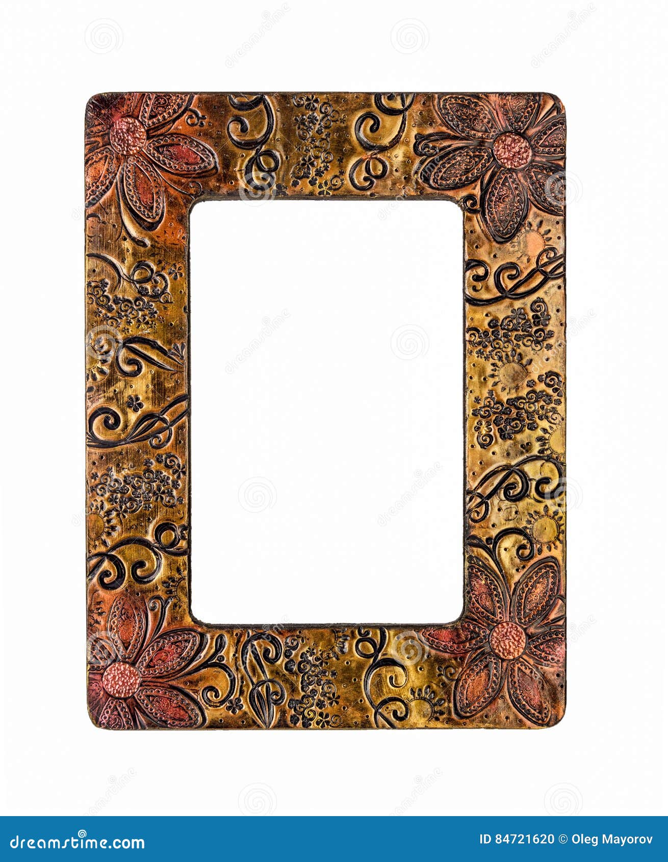 Photo Frame Made from Polymer Clay Handmade Crafted Stock Photo - Image ...