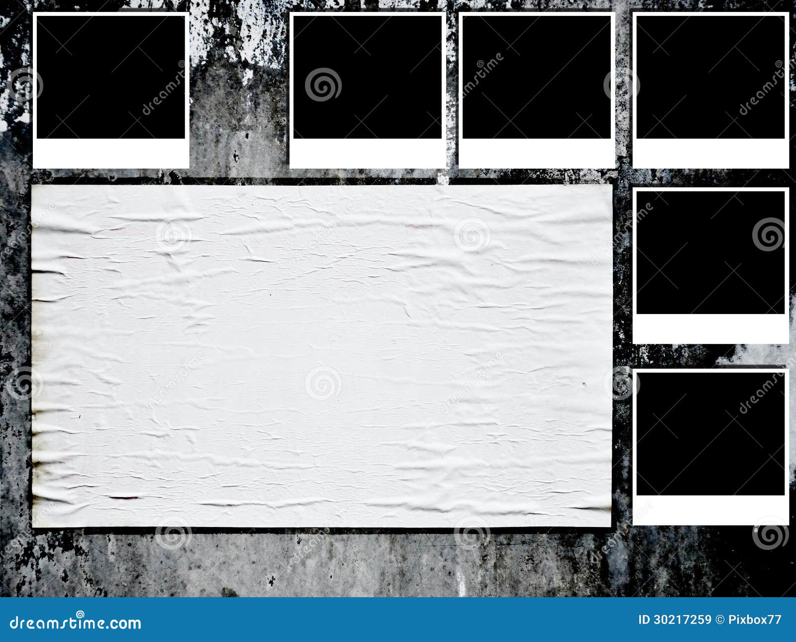 Photo frame with old paper stock image. Image of time - 30217259