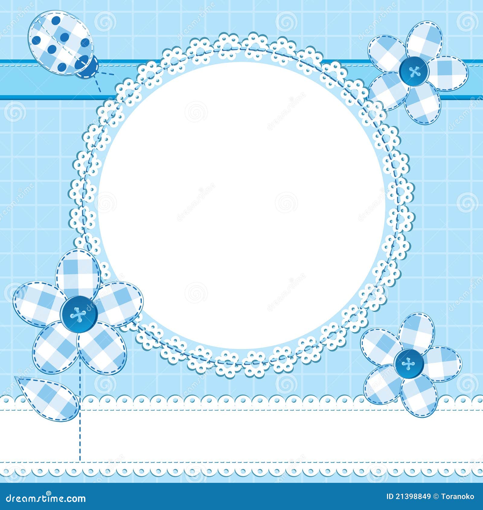 A Photo Frame in a Scrapbook Style Stock Vector - Illustration of space ...