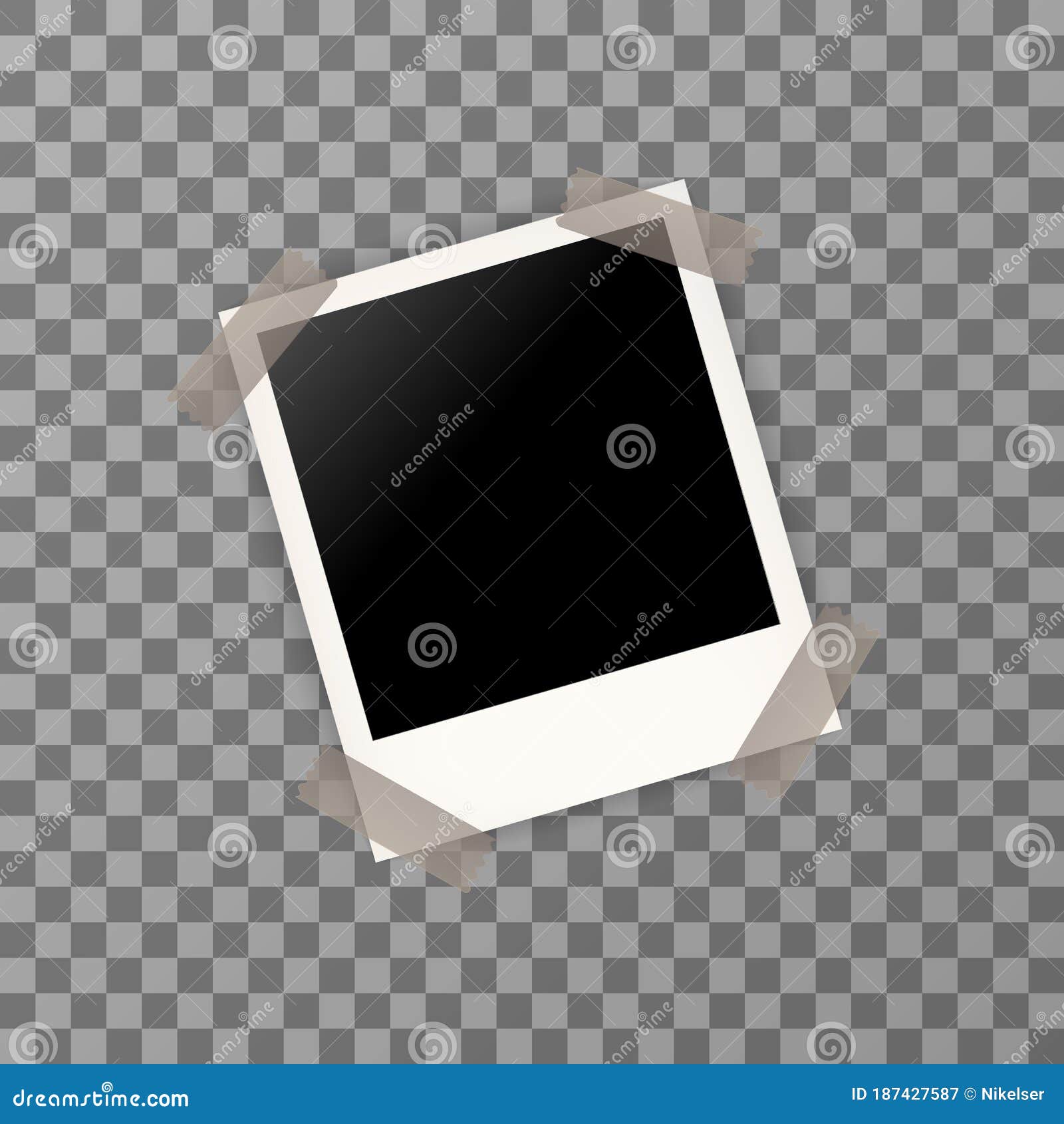 Photo Frame with Shadow. Vector Illustration. EPS 10. Stock Vector ...