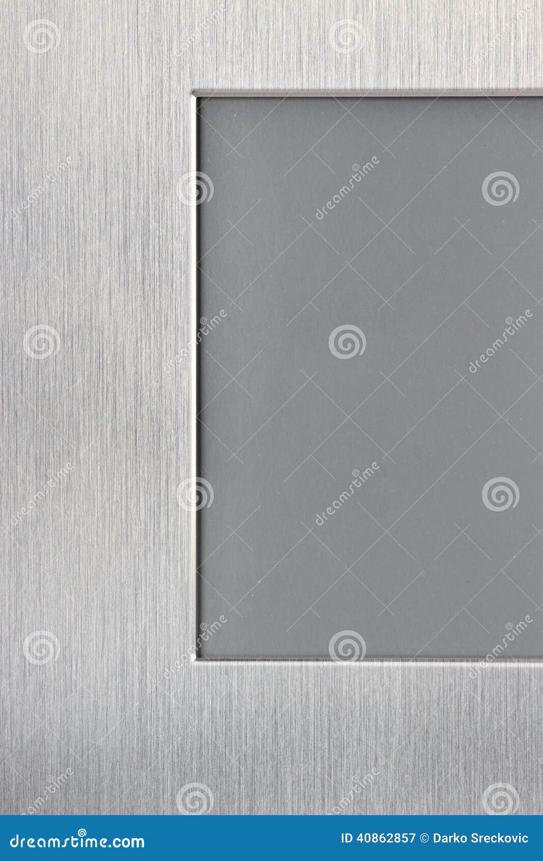 Photo frame stock image. Image of metal, empty, design - 40862857