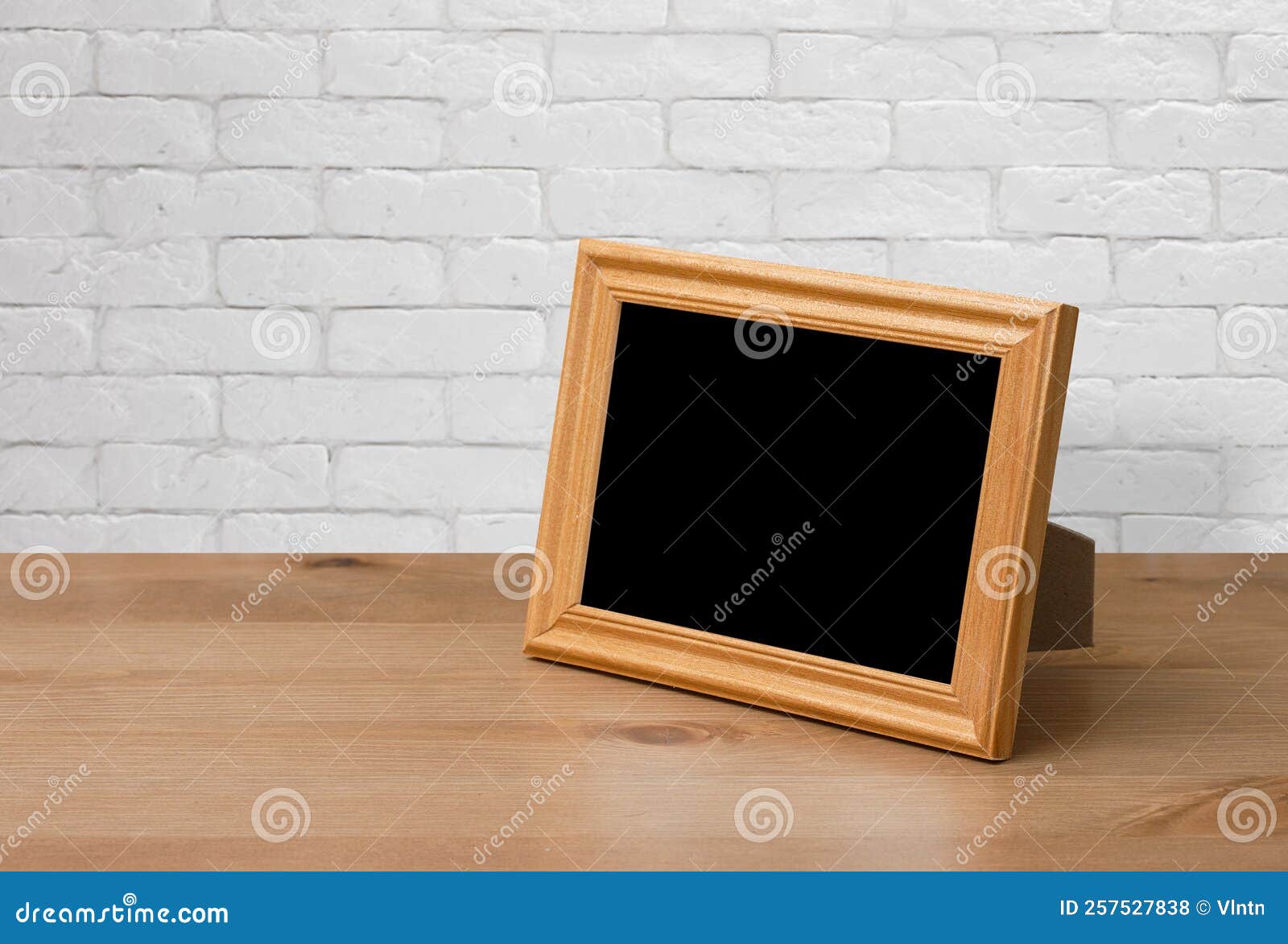 Photo frame on the table stock photo. Image of antique - 257527838