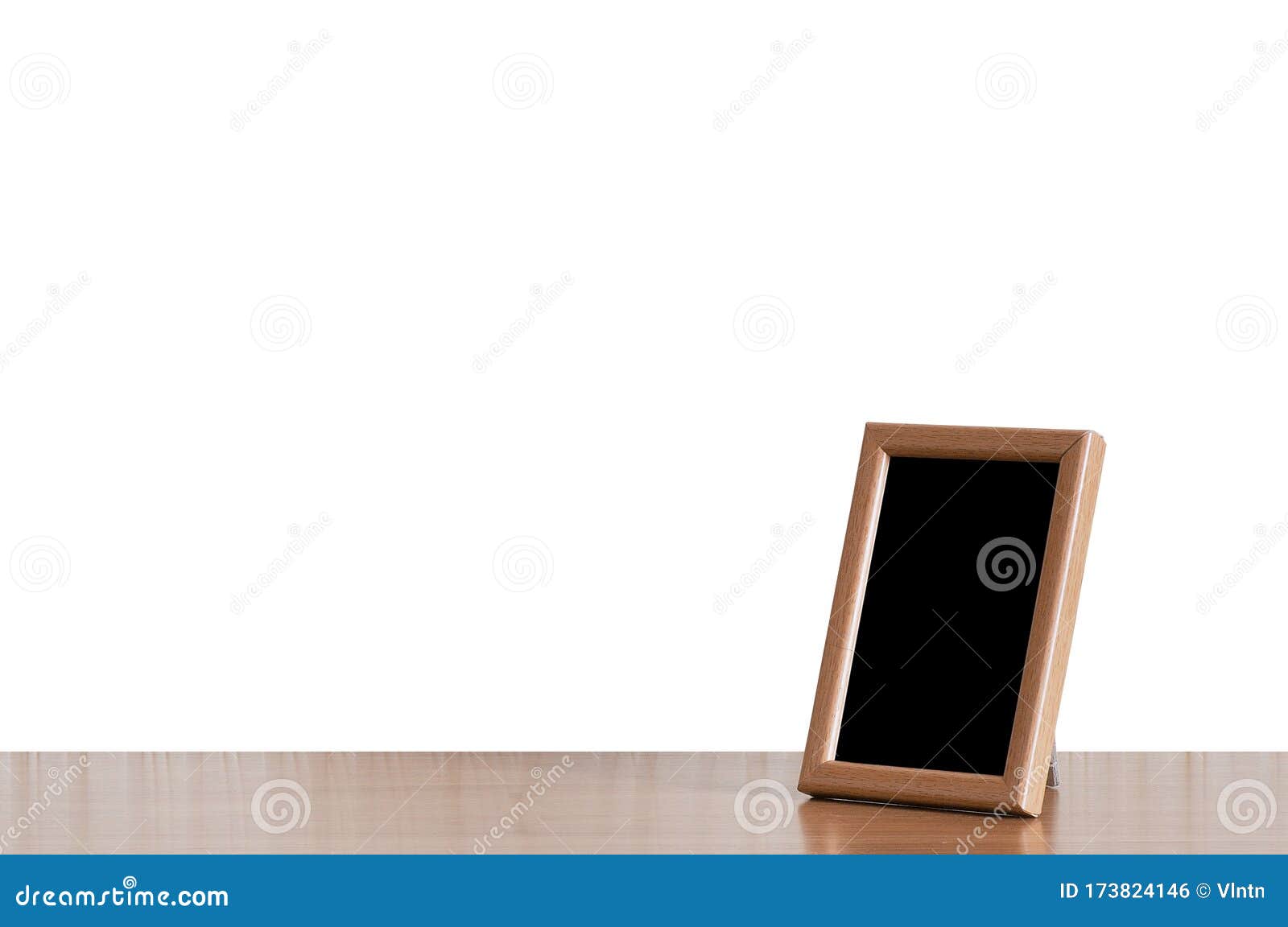 Photo frame on table stock photo. Image of closeup, decor - 173824146