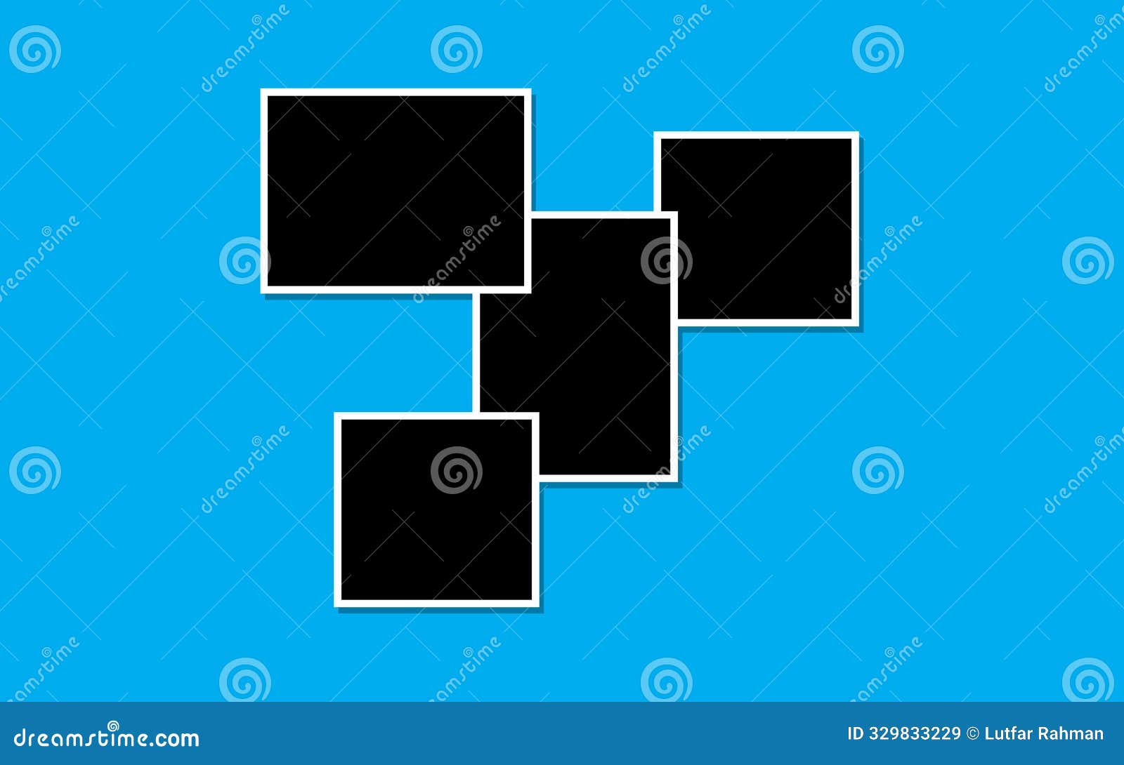 Photo Frame To Make Your Collages Eye Catching Cartoon Vector ...