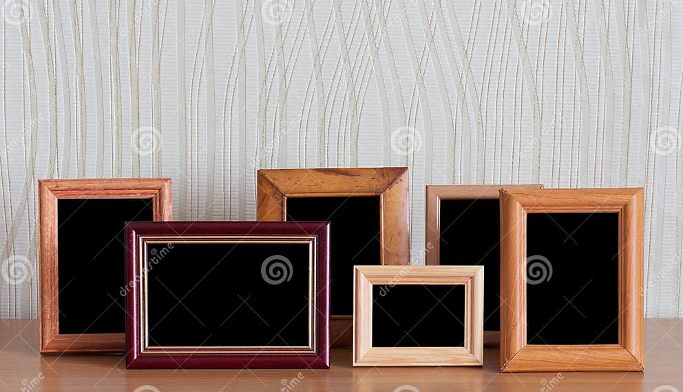 Photo frames stock image. Image of style, texture, wall - 13422713