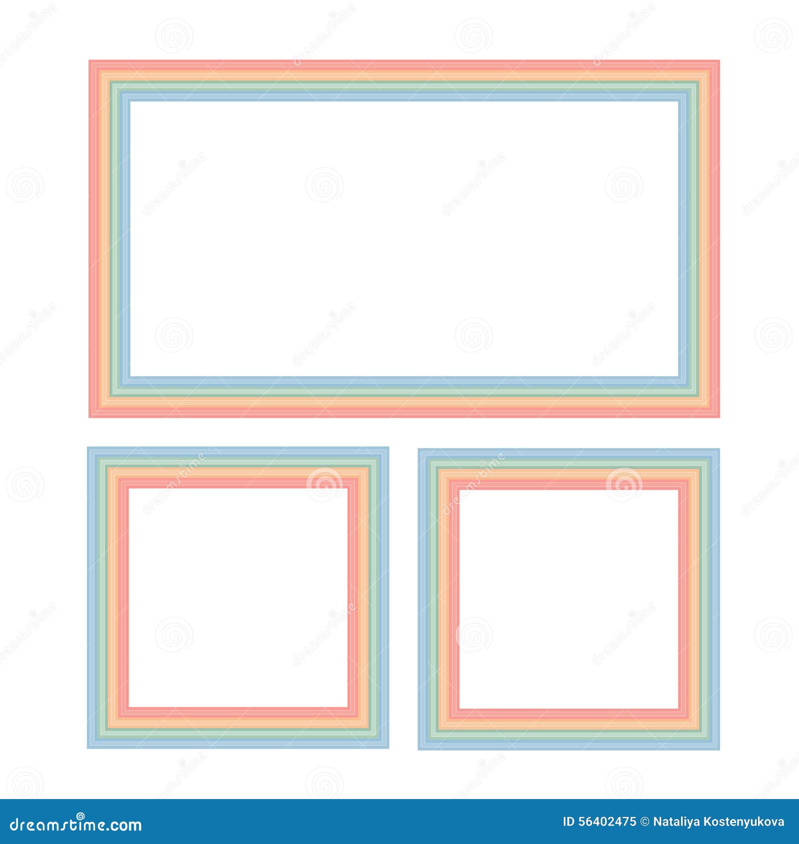 Photo frames stock vector. Illustration of preschool - 56402475