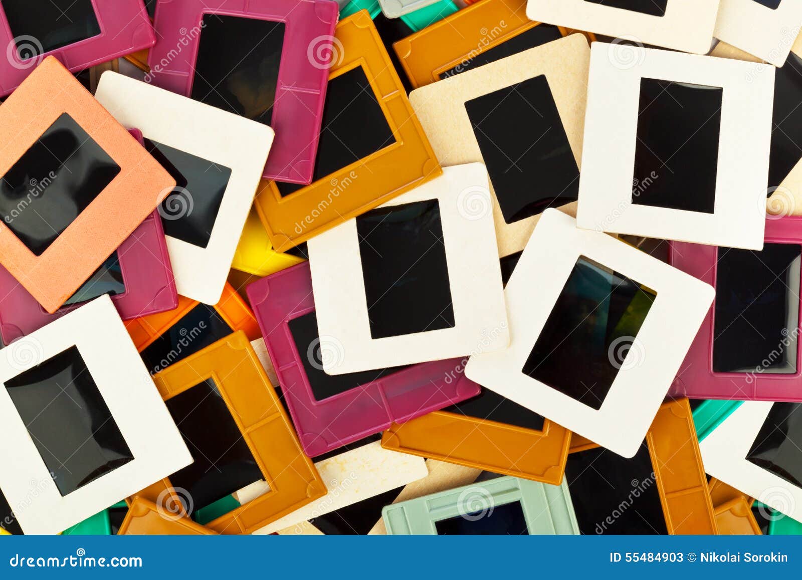 Photo frames for slide stock illustration. Illustration of frames ...