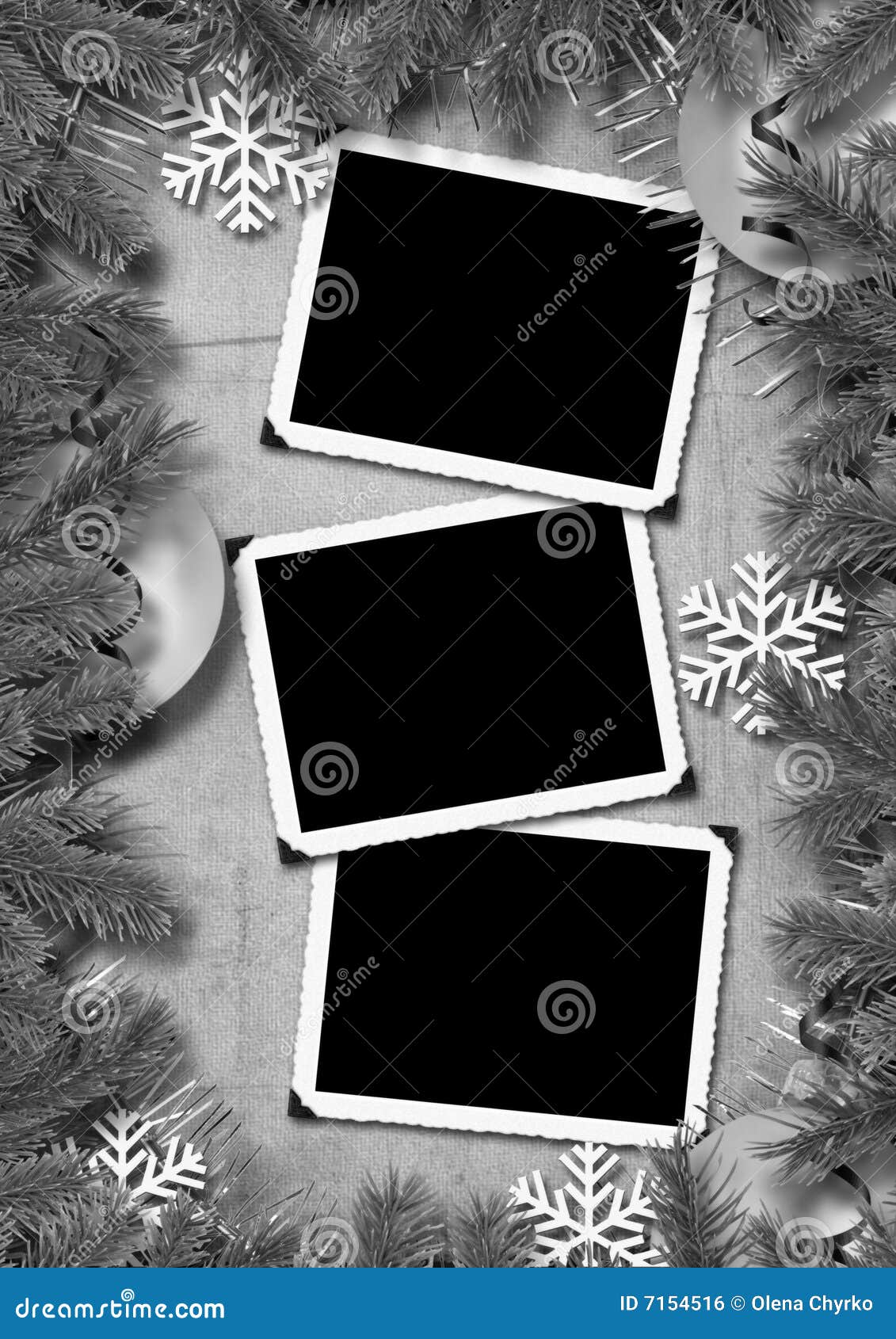 Victorian Christmas Frame Black Stock Photos - Free & Royalty-Free ...