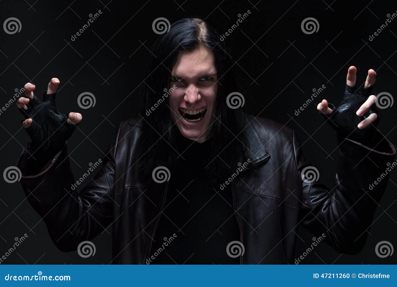Photo of the frighten man stock photo. Image of male - 47211260