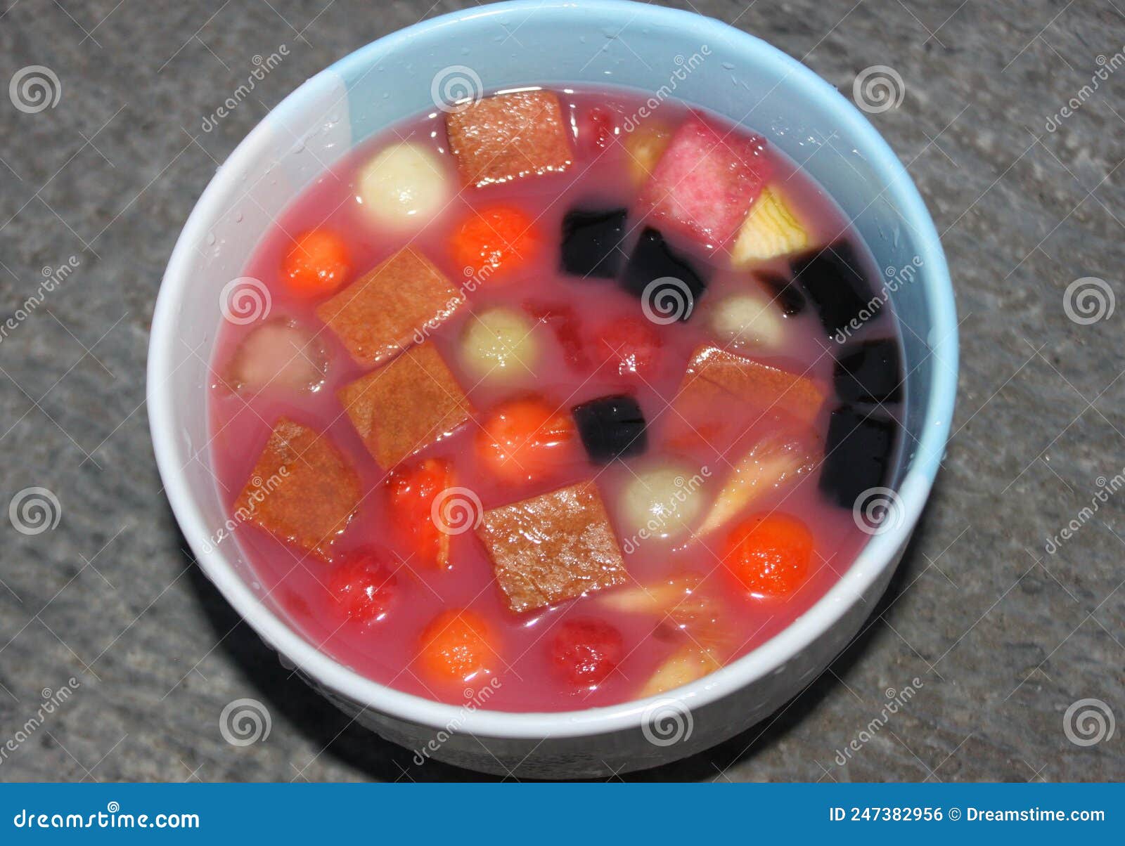 Photo of Fruit Ice in a Bowl Ready To Eat Stock Photo - Image of ...