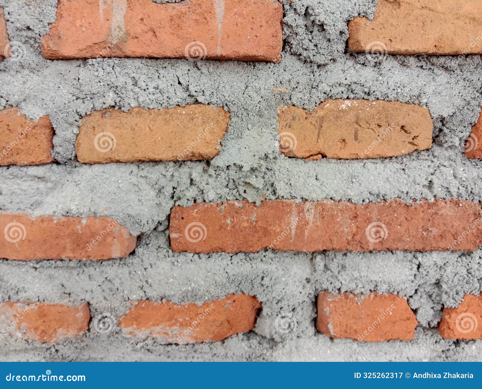 Photo Full Frame Bricks in the Wall for Abstract Background Stock Image ...