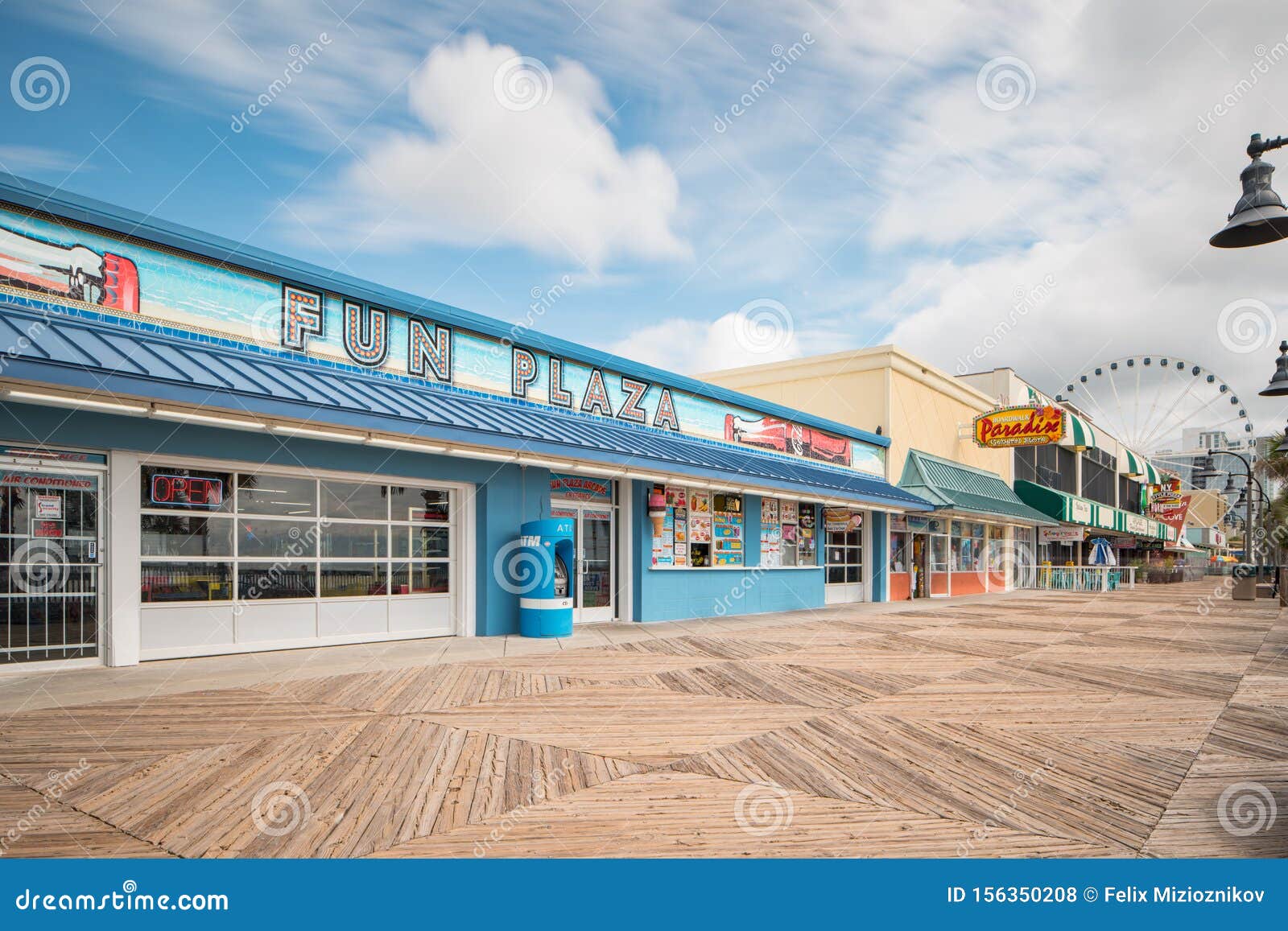Photo Fun Plaza Arcade Myrtle Beach Boardwalk Editorial Stock Photo ...
