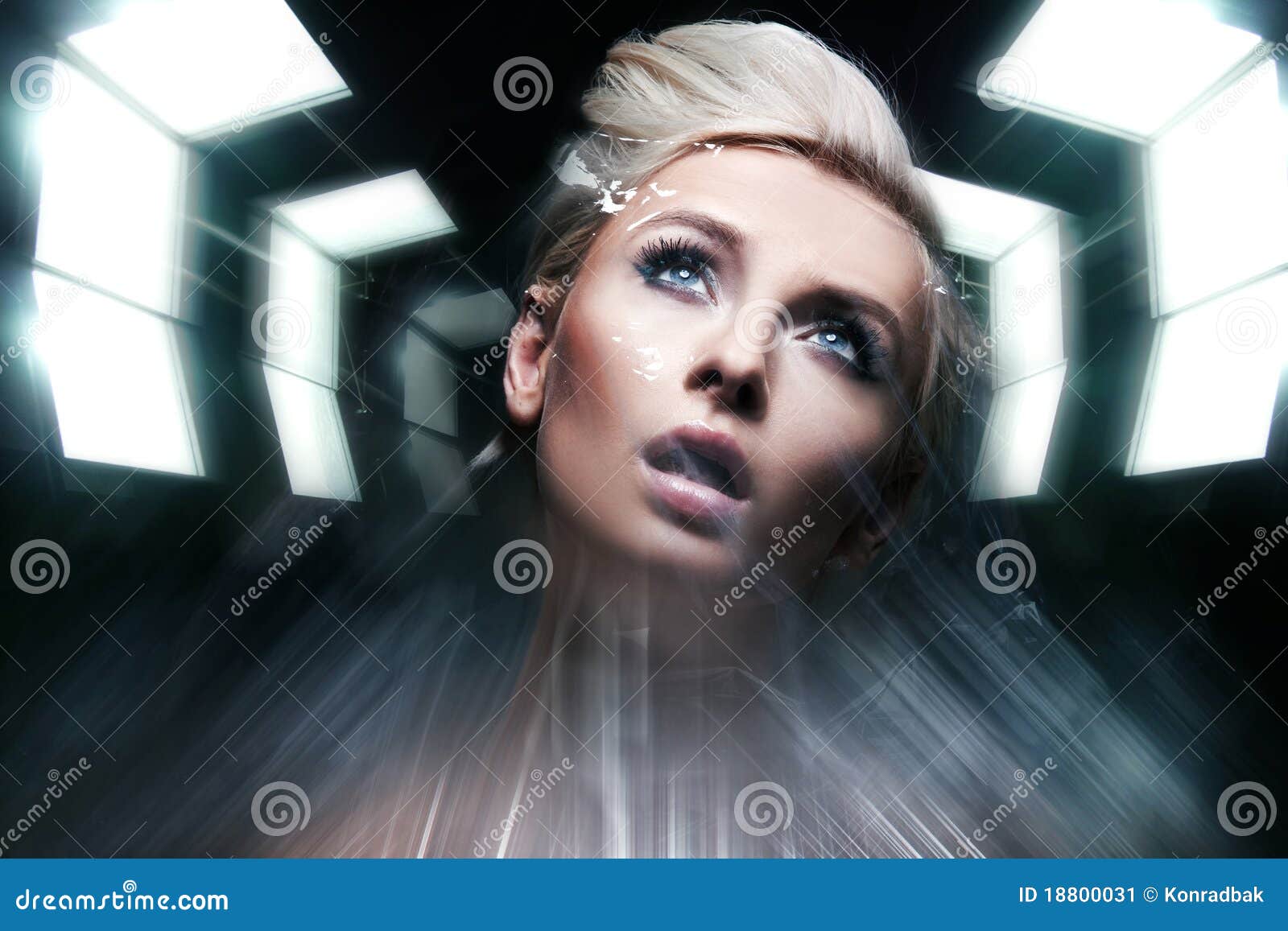 Photo of a future woman stock image. Image of copy, fashion - 18800031