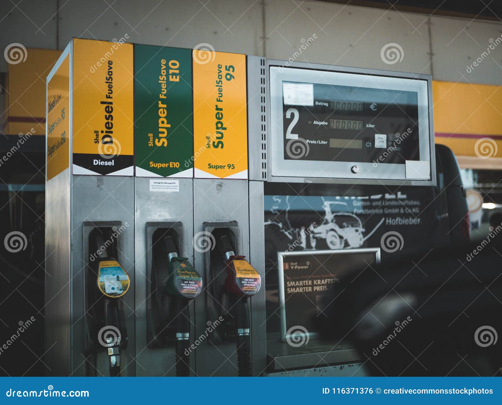 Photo Of Gasoline Dispenser In Station Picture. Image: 116371376