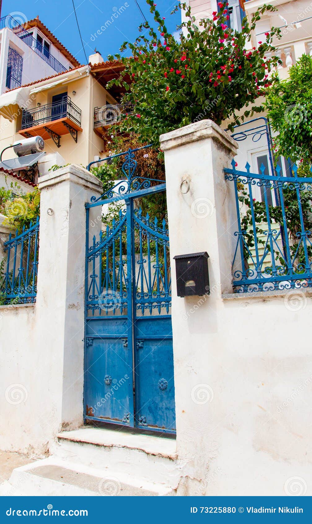 Photo of the gate stock photo. Image of outdoor, greece - 73225880