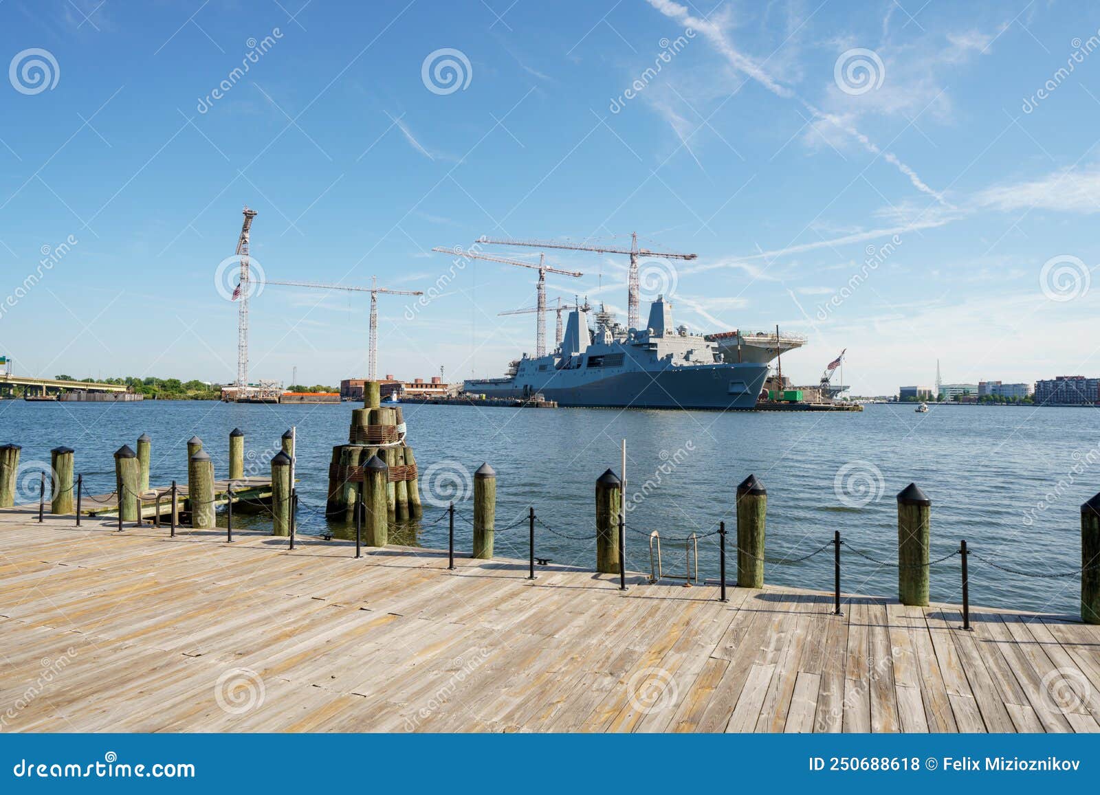 Photo of General Dynamics Nassco Shipyard Editorial Stock Photo - Image ...