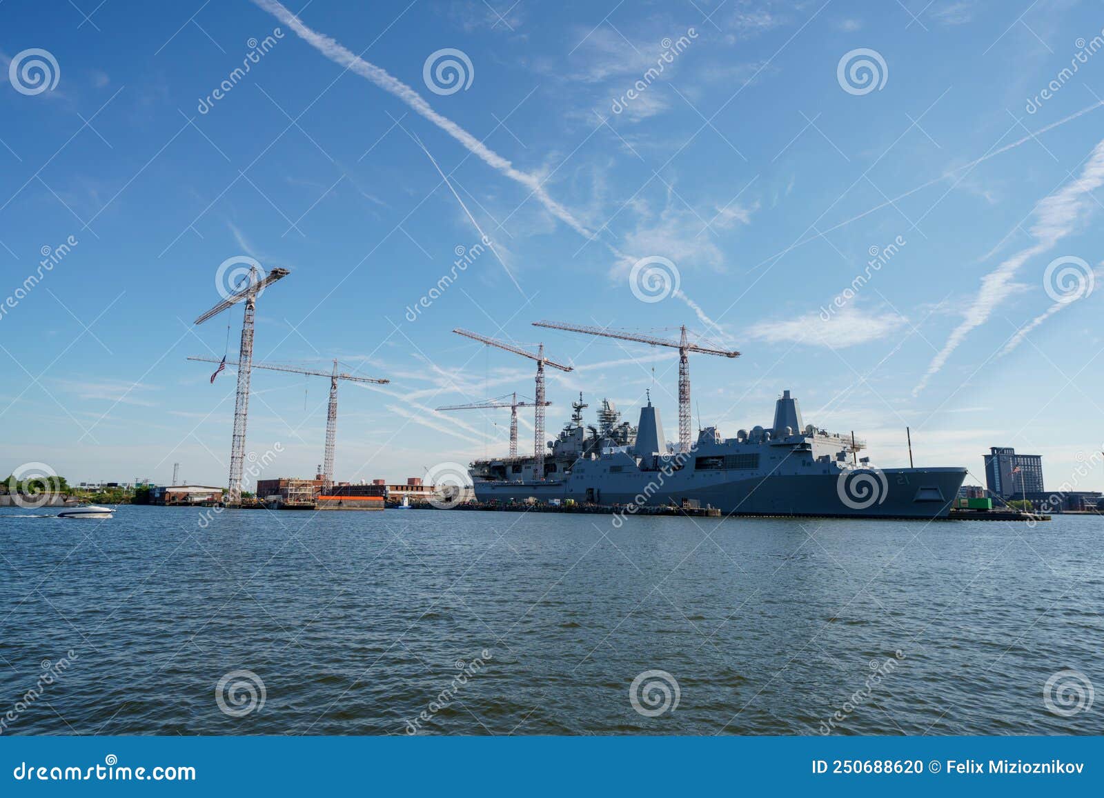 Photo of General Dynamics Nassco Shipyard Editorial Image - Image of ...