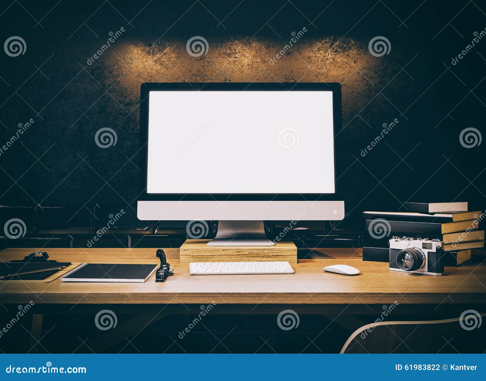 Photo of Generic Design Computer Screen on the Stock Photo - Image of ...