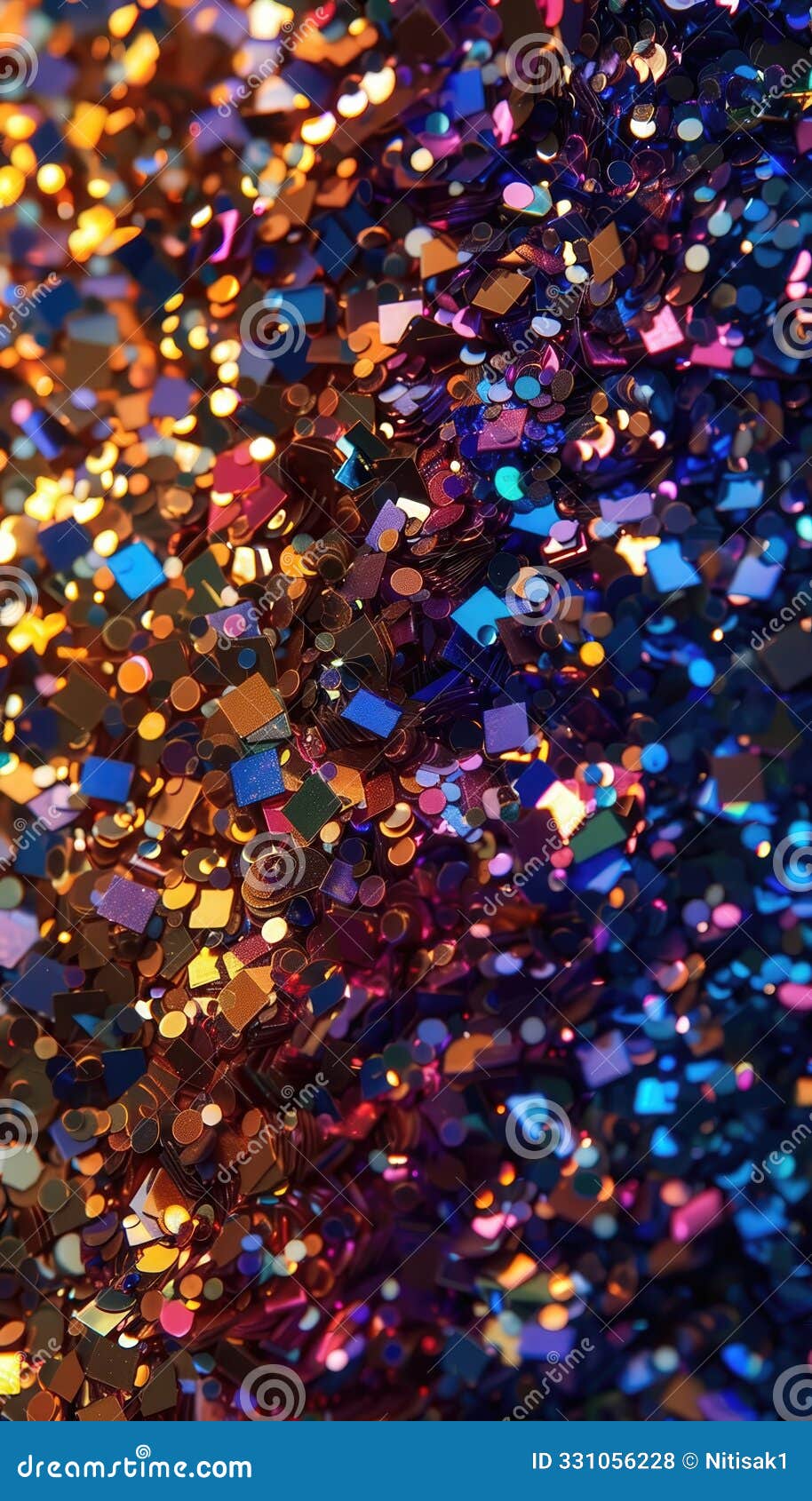 Photo of Glistening Sequin Texture with Sparkling Reflective Surfaces ...