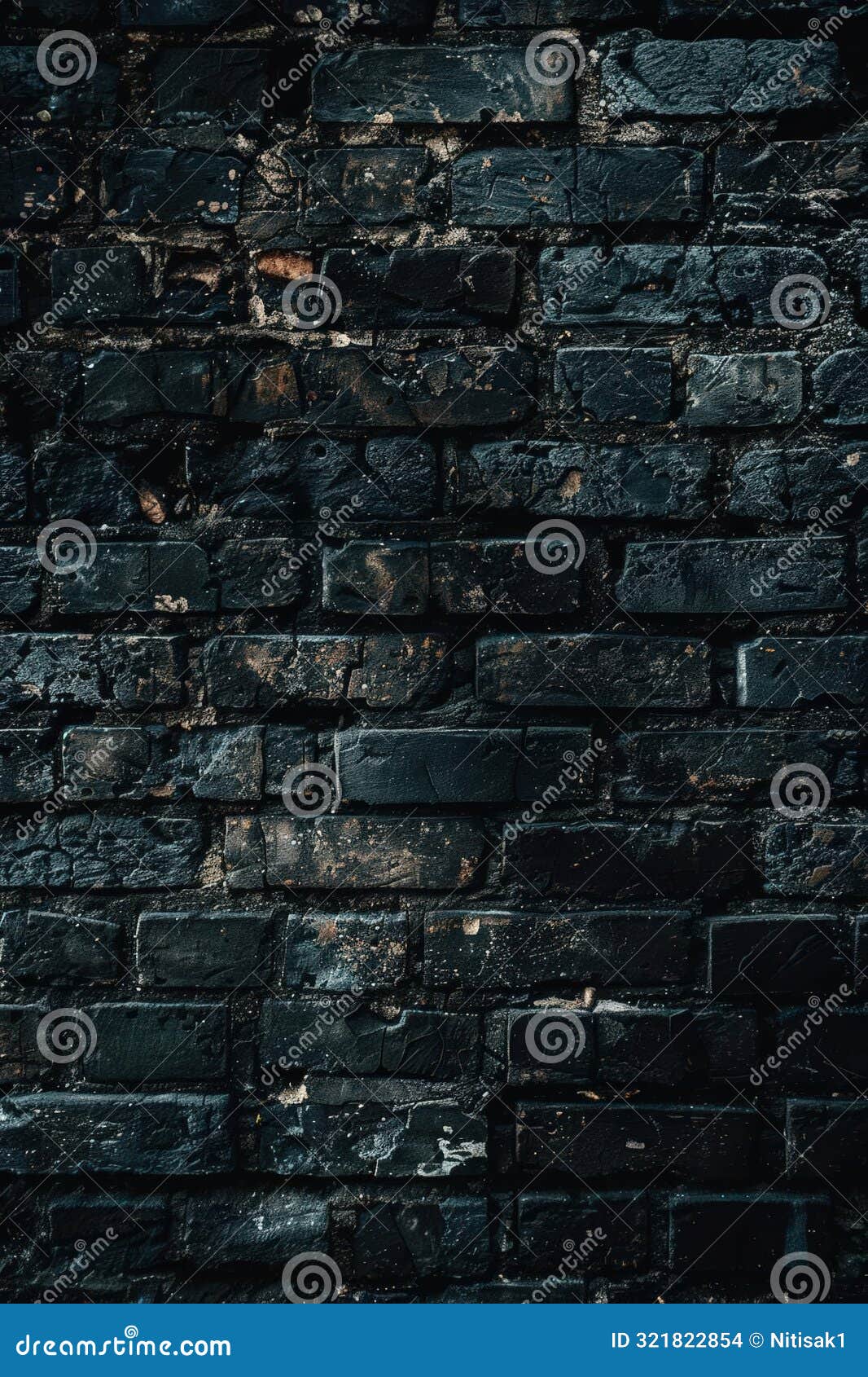 Photo of Gothic Brick Wall Texture with Dark Moody Atmosphere Stock ...