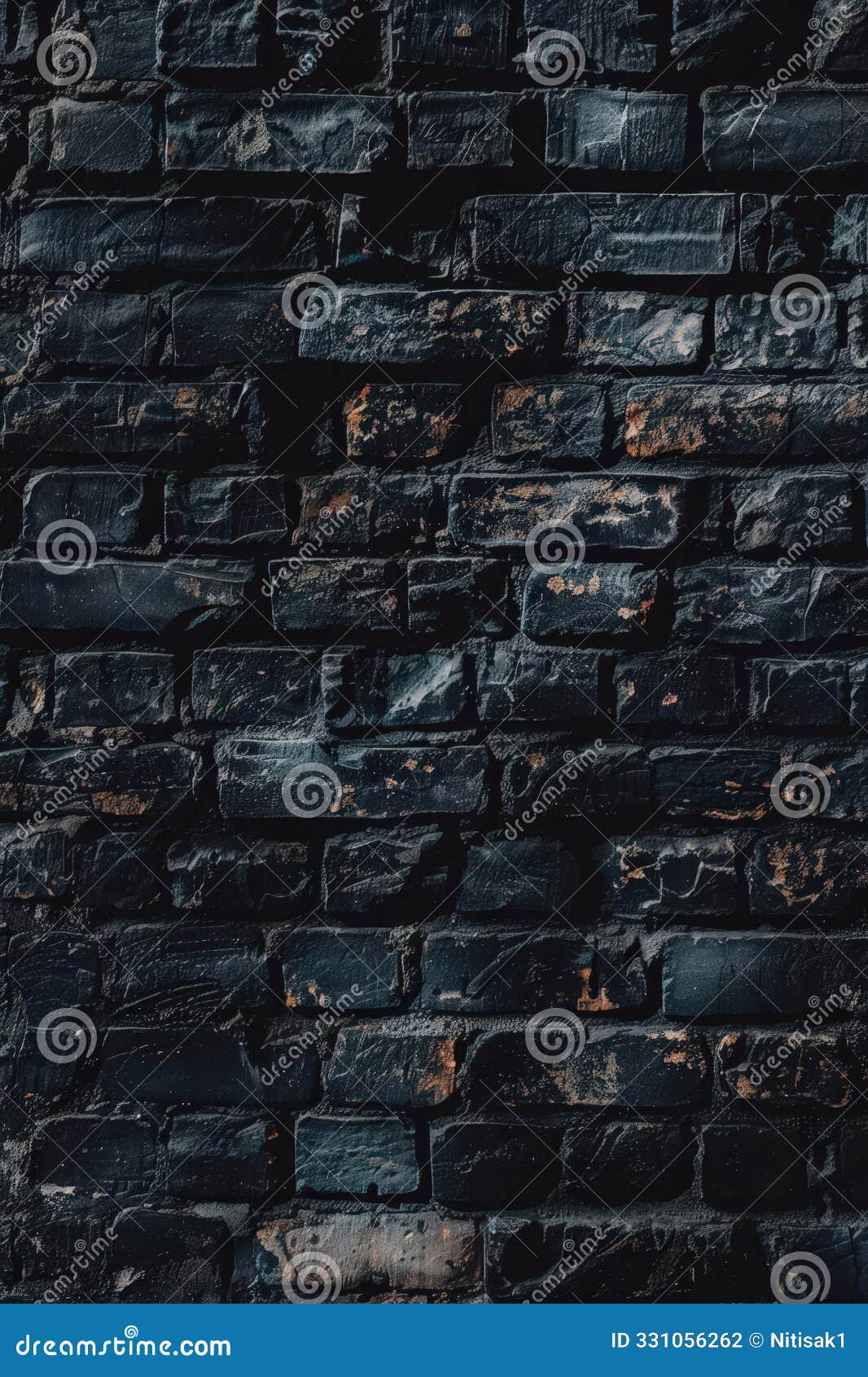 Photo of Gothic Brick Wall Texture with Dark Moody Atmosphere Stock ...