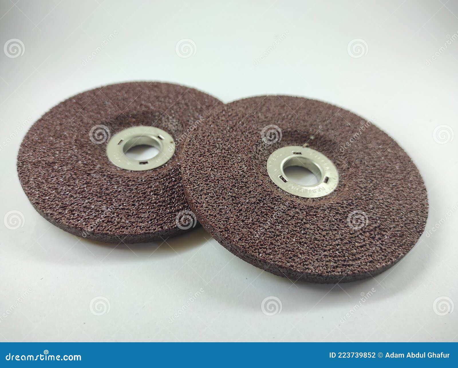 Isolated Round Grinding Disc 4 Stock Photo - Image of industrial, organ ...