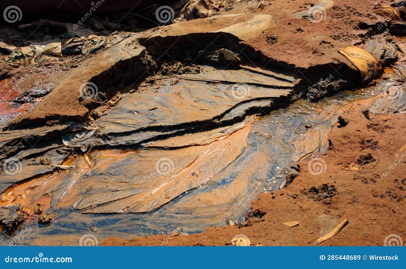Photo of the Ground Mud Soil Texture and Dirt with Natural Patterns ...
