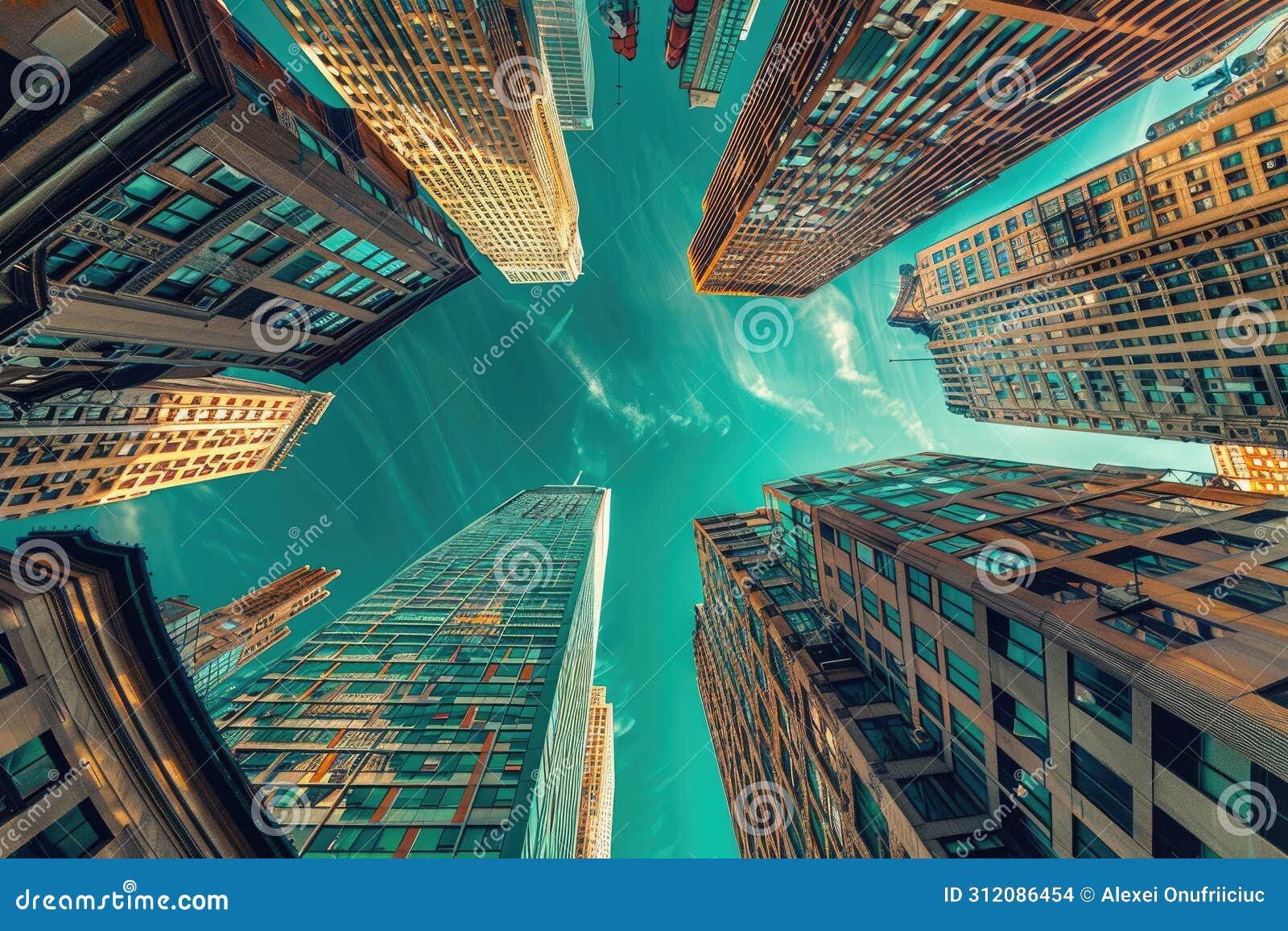 Photo of a Group of Tall Buildings Stock Photo - Image of business ...